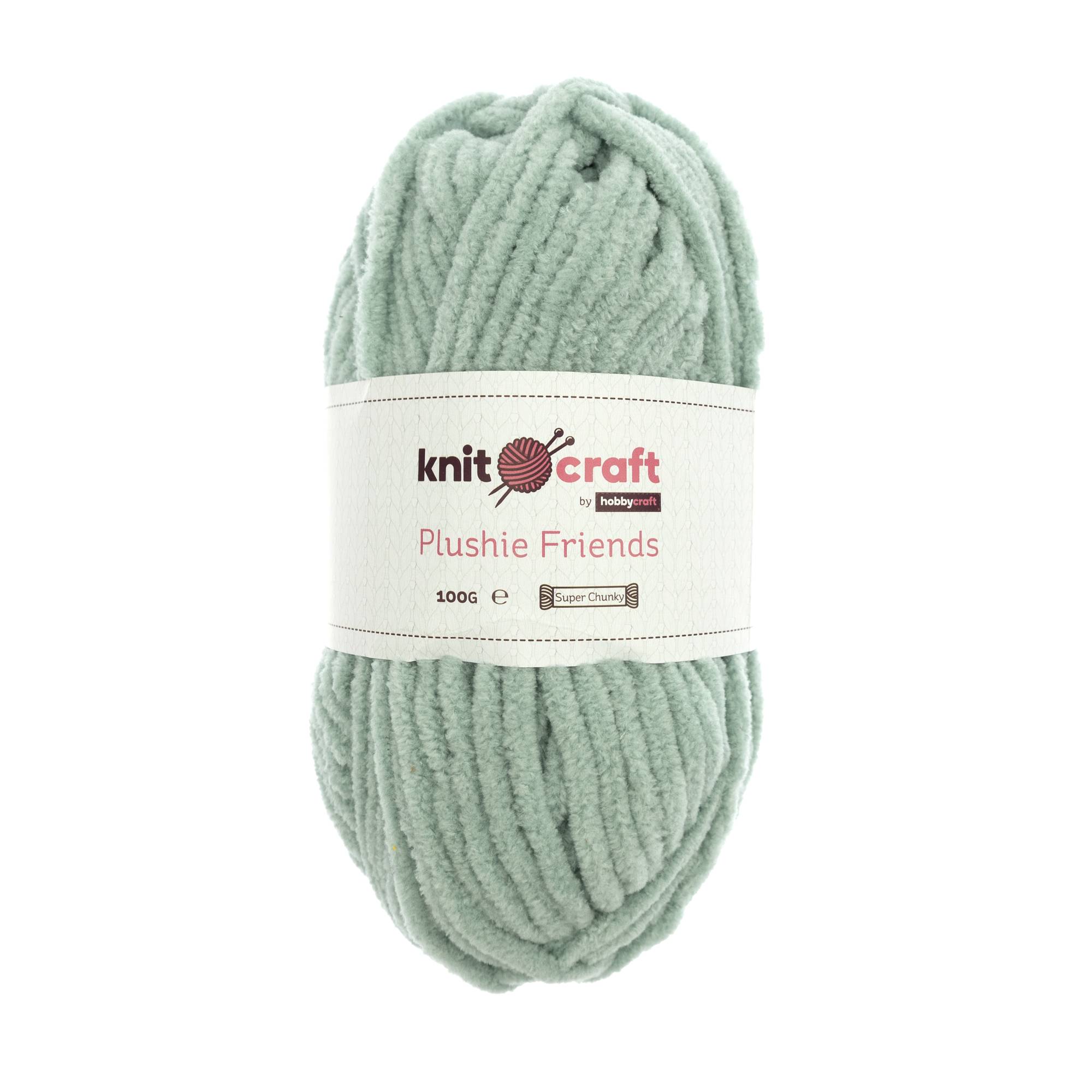 Knitcraft Grey Blue Plushie Friends Yarn 100g | Hobbycraft