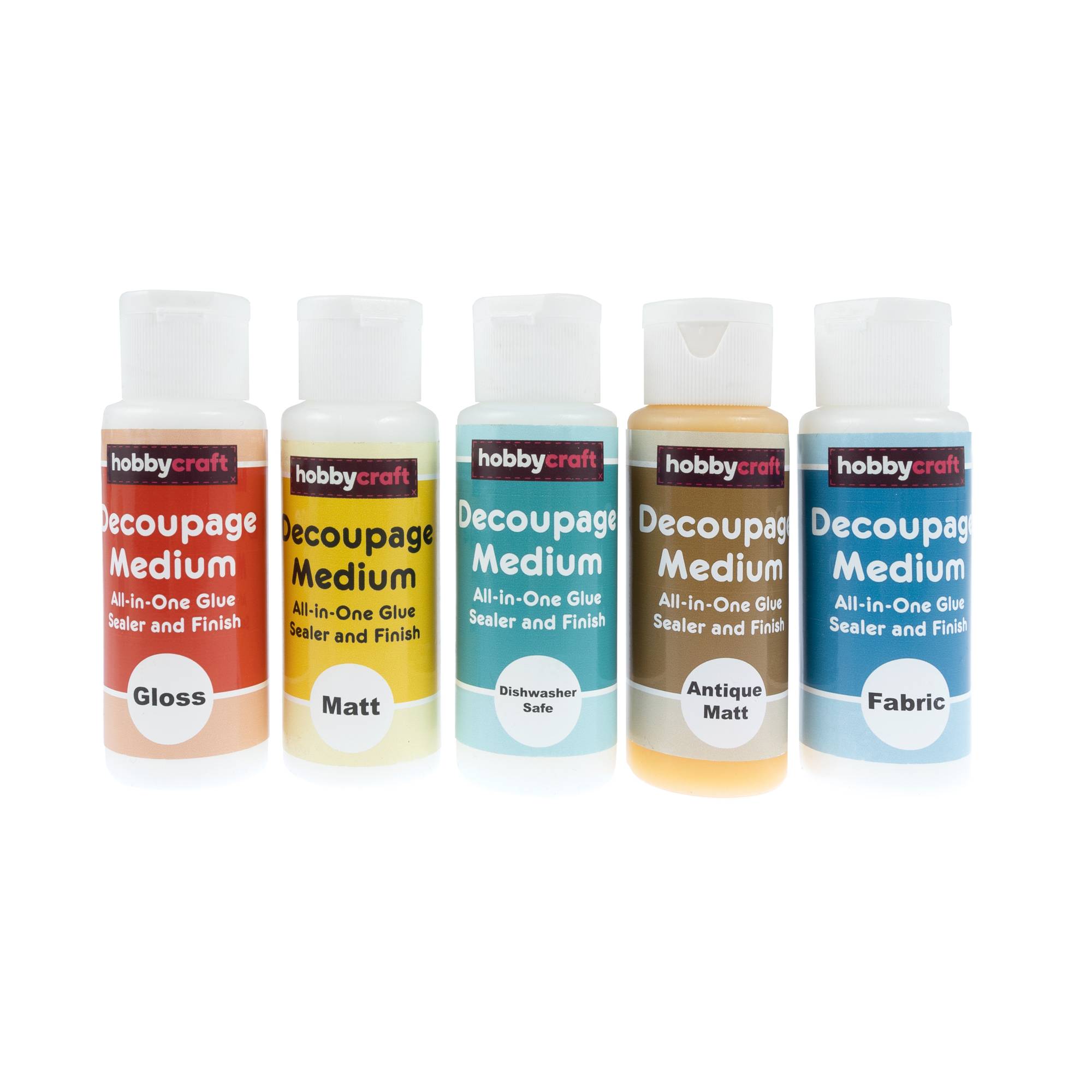 Decoupage Medium Starter Set 59ml 5 Pack | Hobbycraft