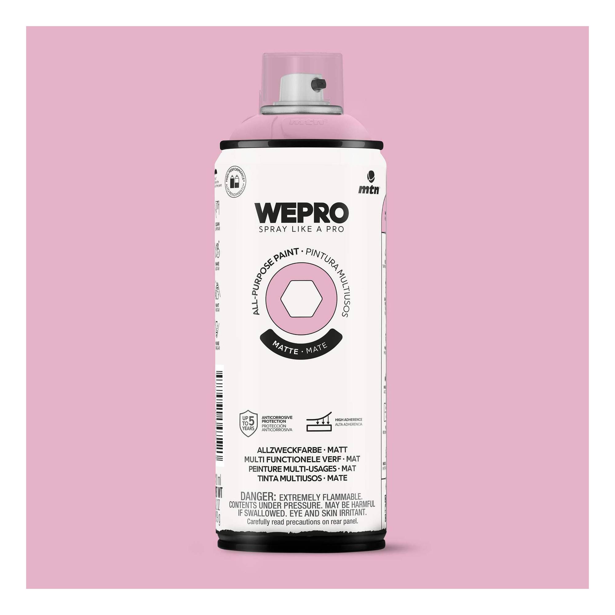 MTN WEPRO Sakura Pink Matte All-Purpose Paint 400ml | Hobbycraft