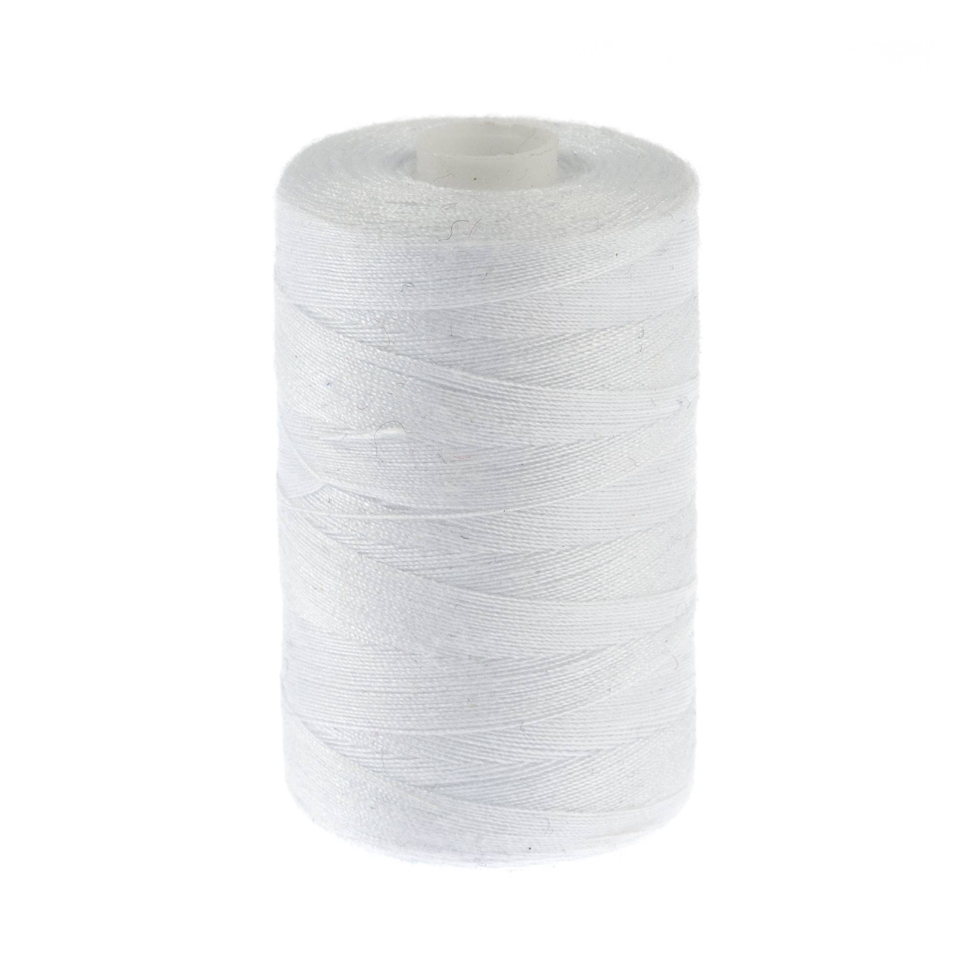 Valuecrafts White Polyester Thread 800m | Hobbycraft