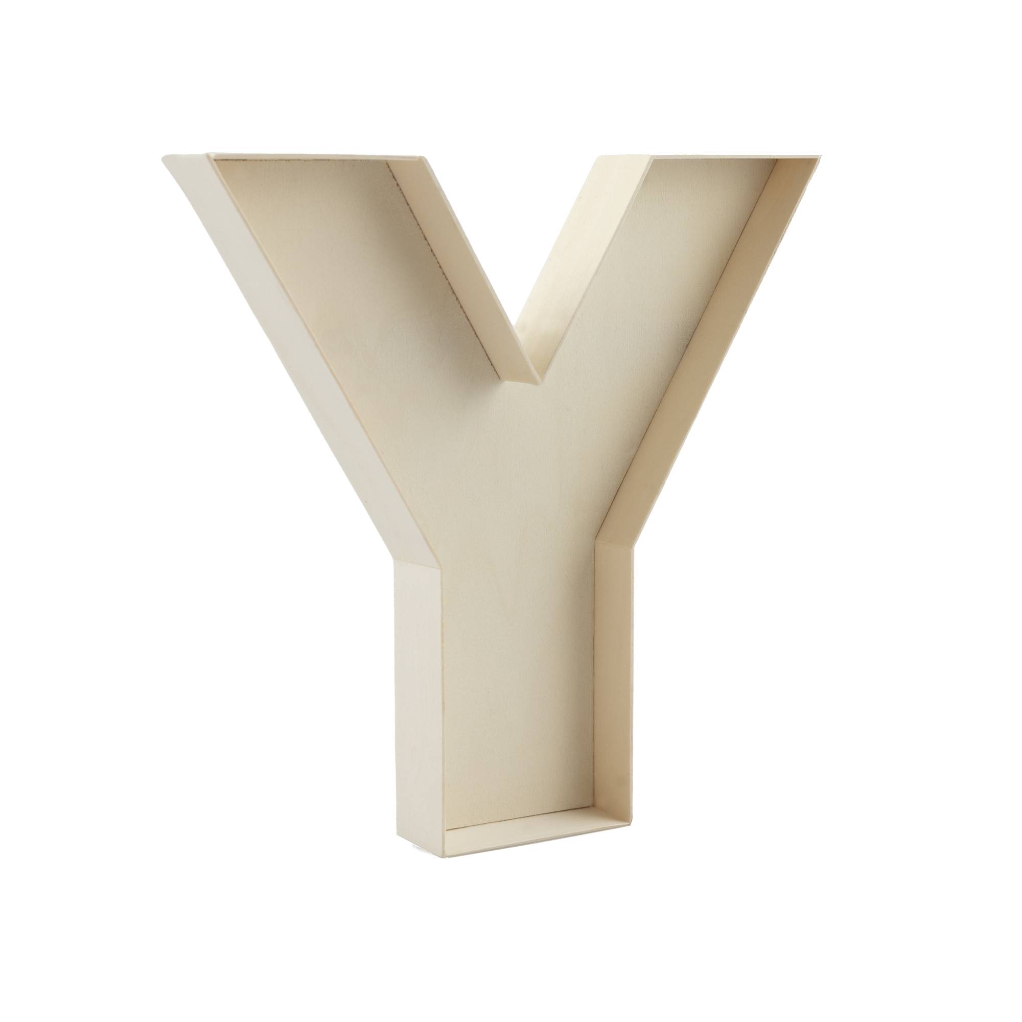 Wooden Fillable Letter Y 22cm | Hobbycraft