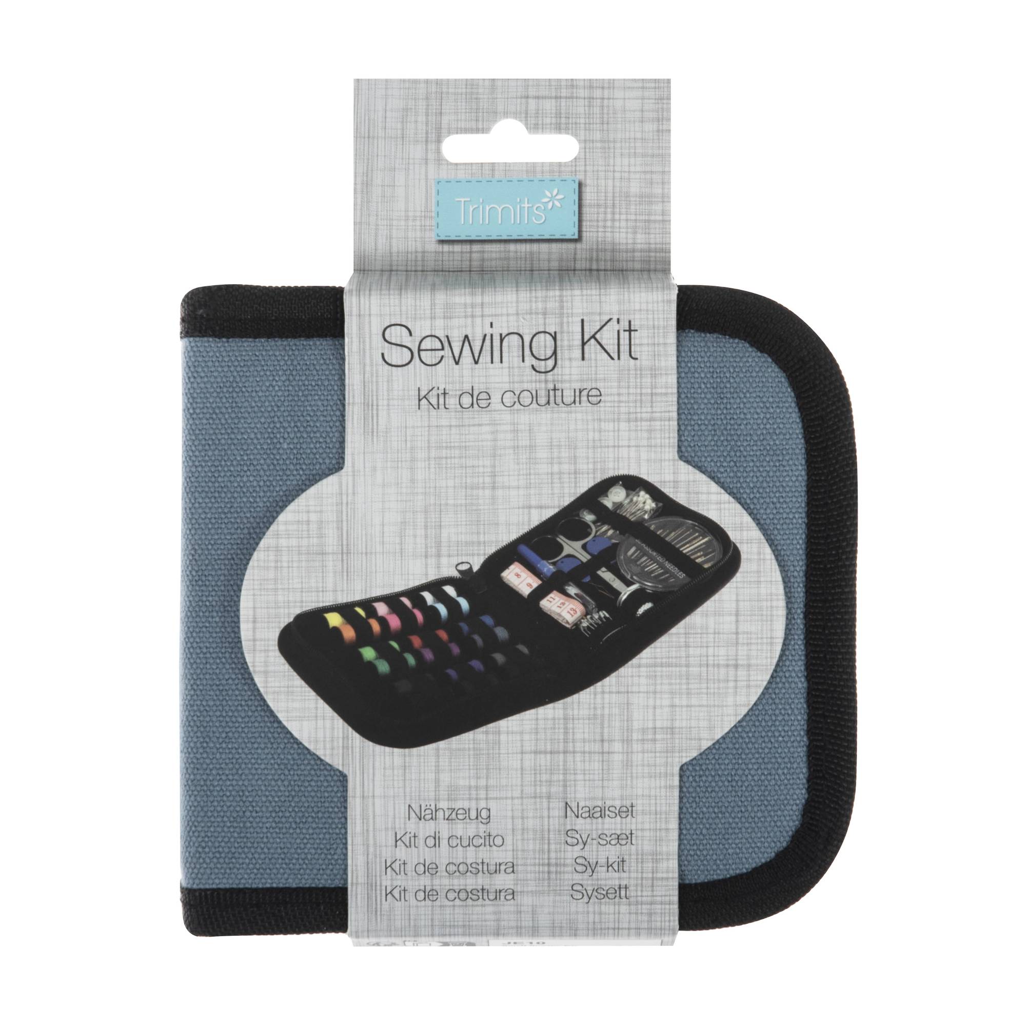 Trimits Blue Zip Case Sewing Kit | Hobbycraft