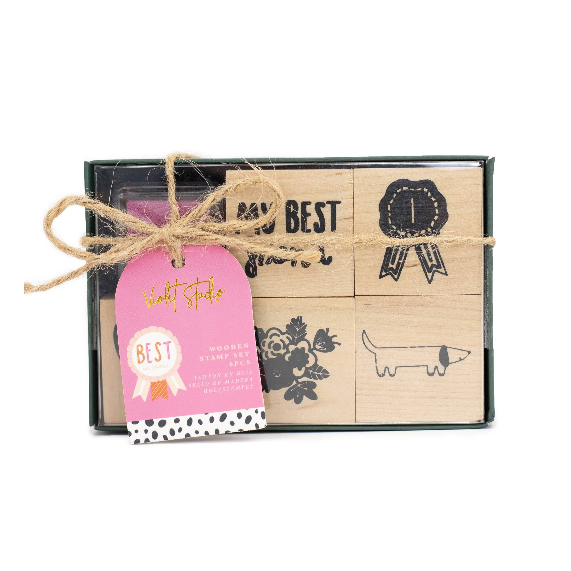Violet Studio Best in Show Wooden Stamp Set | Hobbycraft