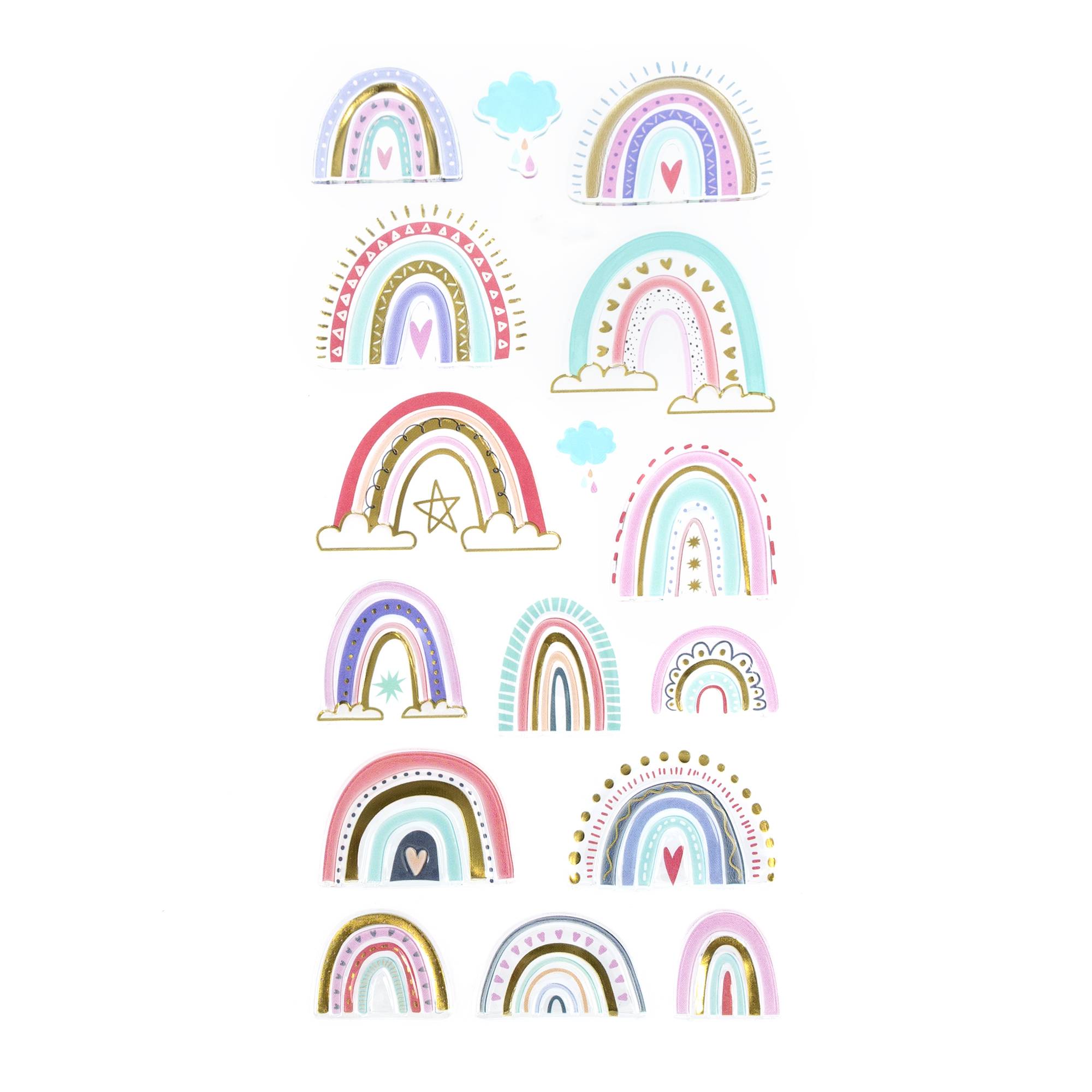 Rainbow Gel Stickers | Hobbycraft