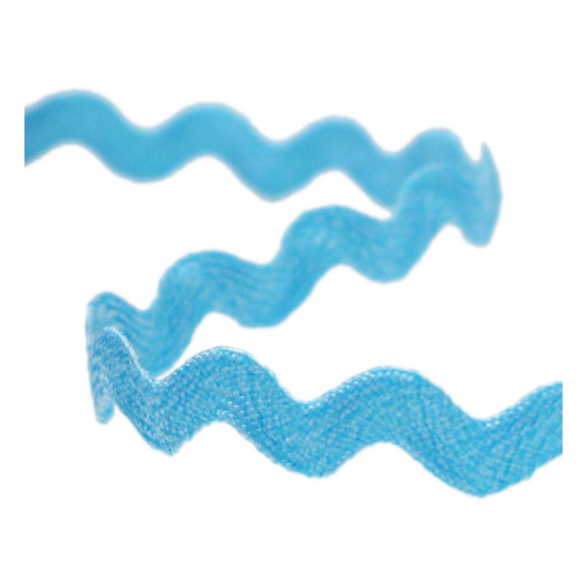 Sky Blue Ric Rac Ribbon 6mm x 4m | Hobbycraft