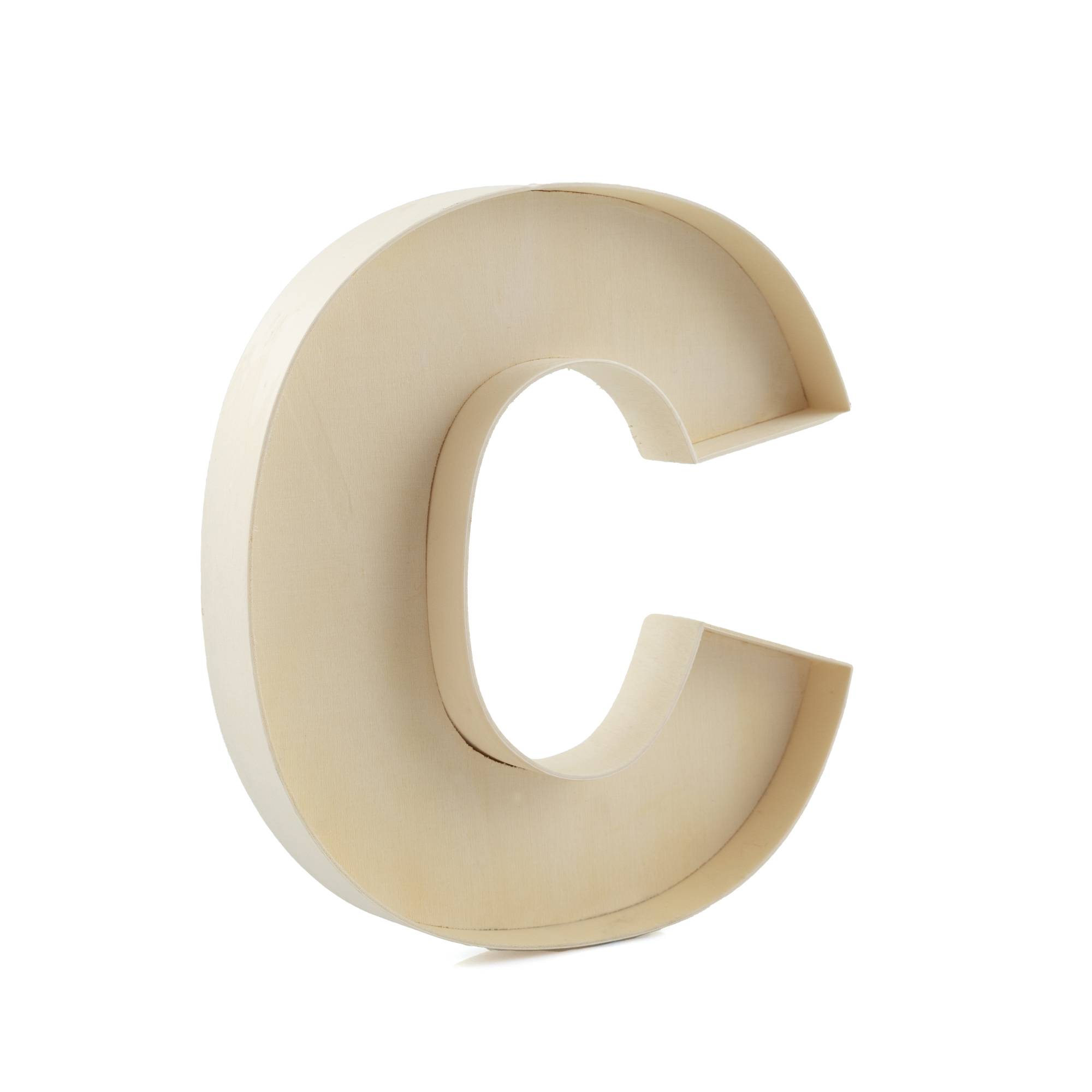 Wooden Fillable Letter C 22cm | Hobbycraft