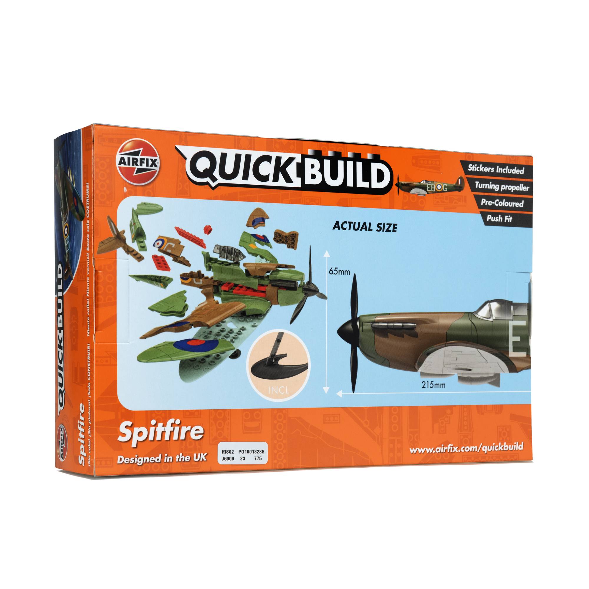 Airfix Quickbuild Spitfire Model Kit | Hobbycraft