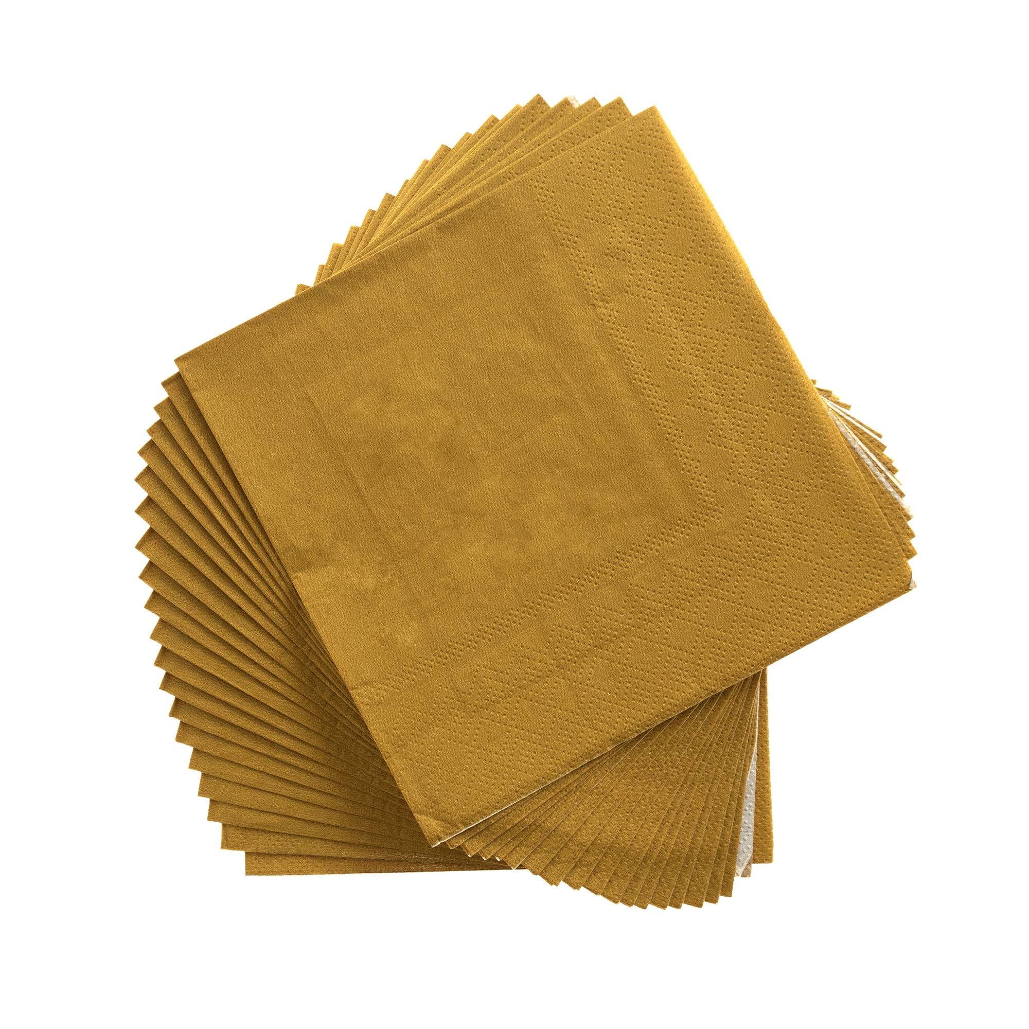 Gold Napkins 20 Pack | Hobbycraft