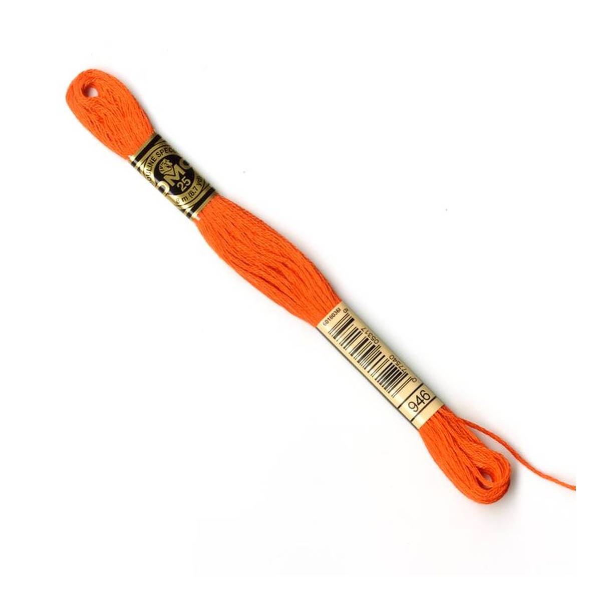 DMC Orange Mouline Special 25 Cotton Thread 8m (946) | Hobbycraft