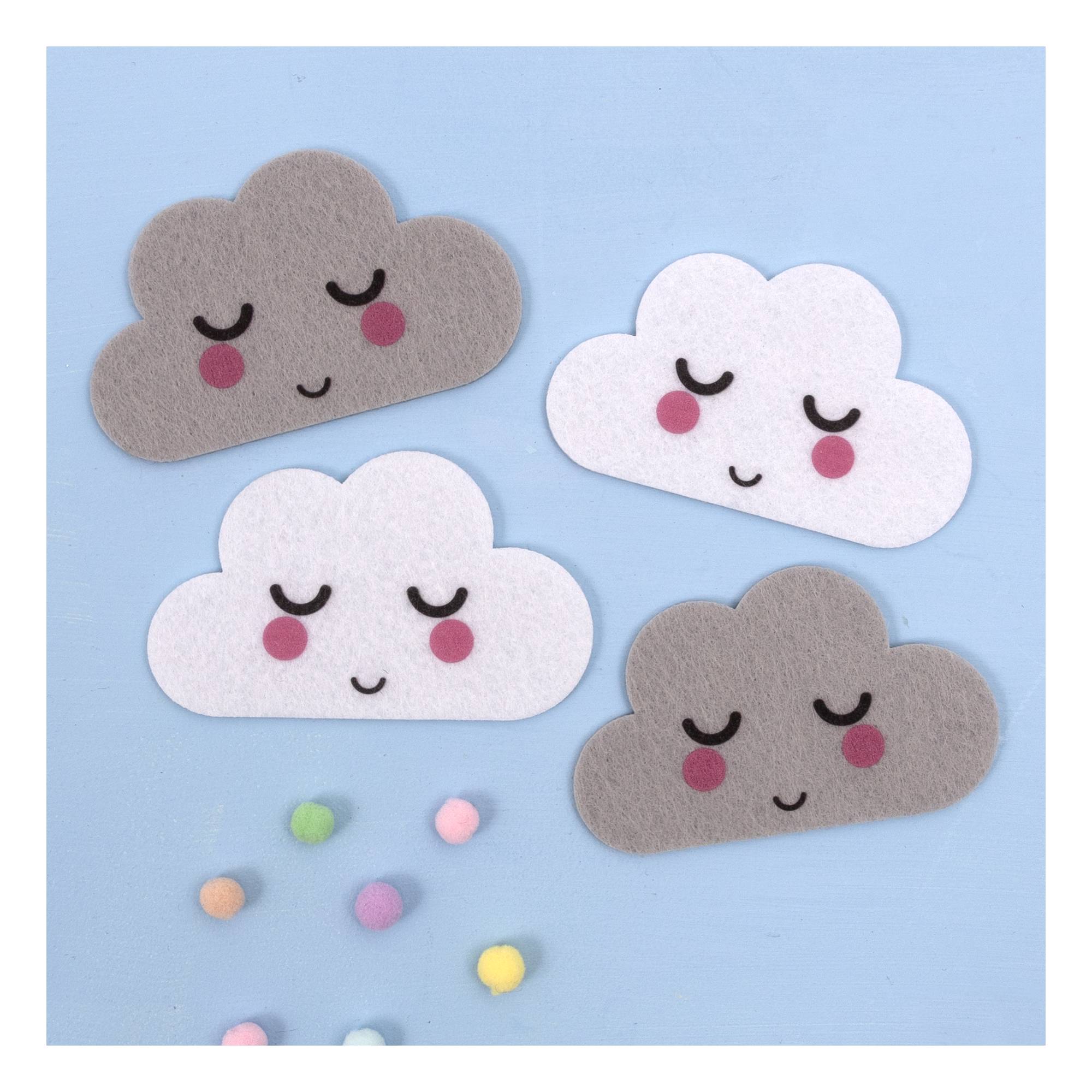 Felt Clouds 4 Pack | Hobbycraft