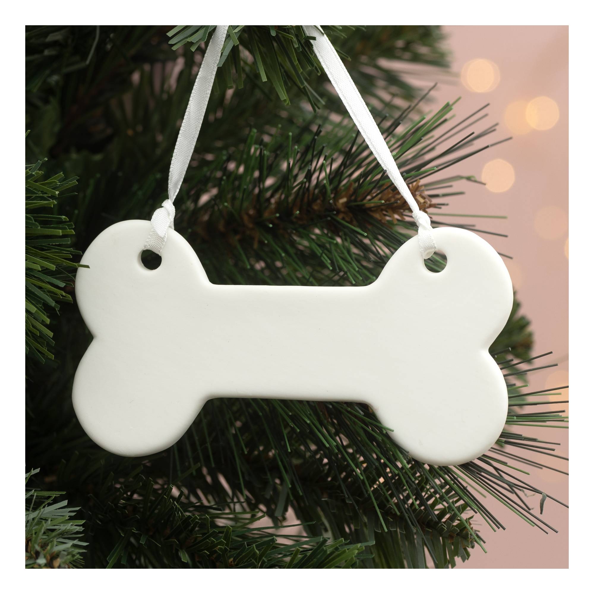 Hanging Ceramic Bone Decoration 11.5cm | Hobbycraft