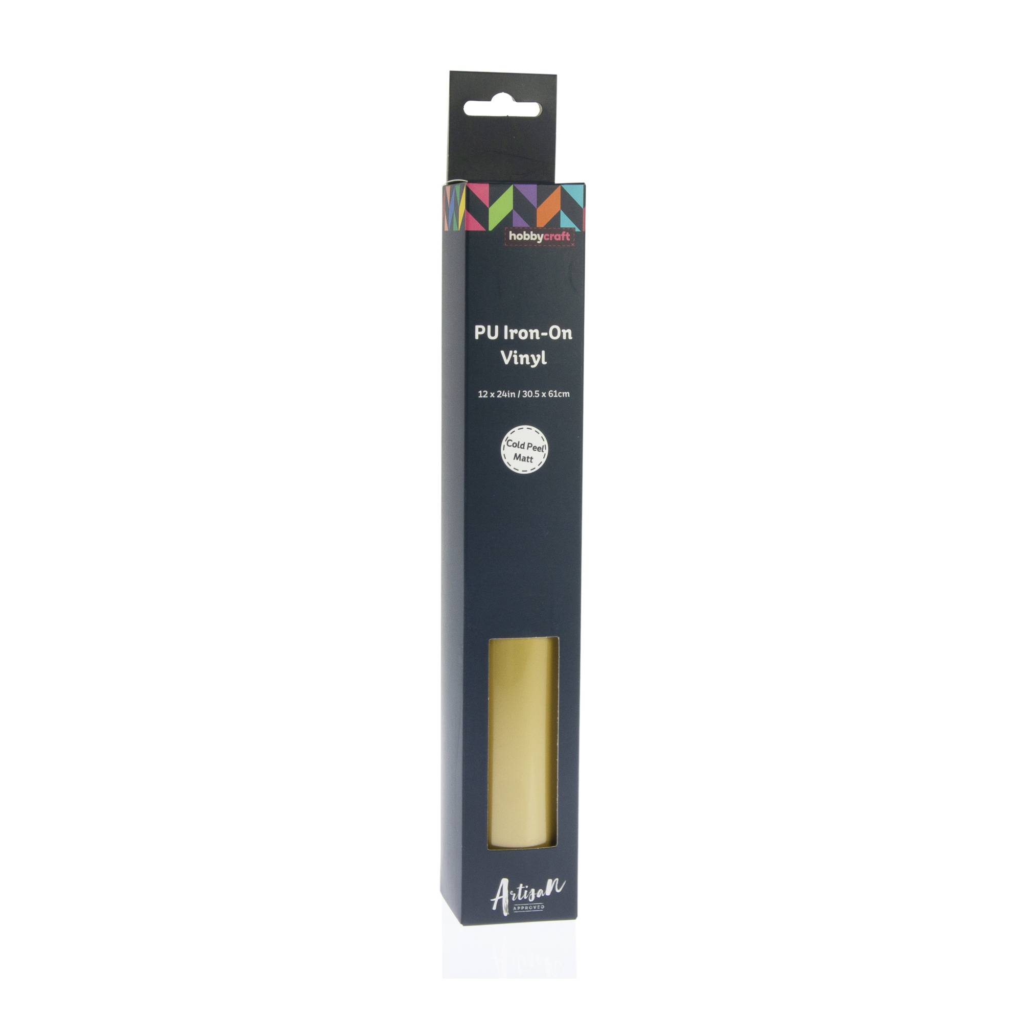 Gold PU Iron-On Vinyl 12 x 24 Inches | Hobbycraft