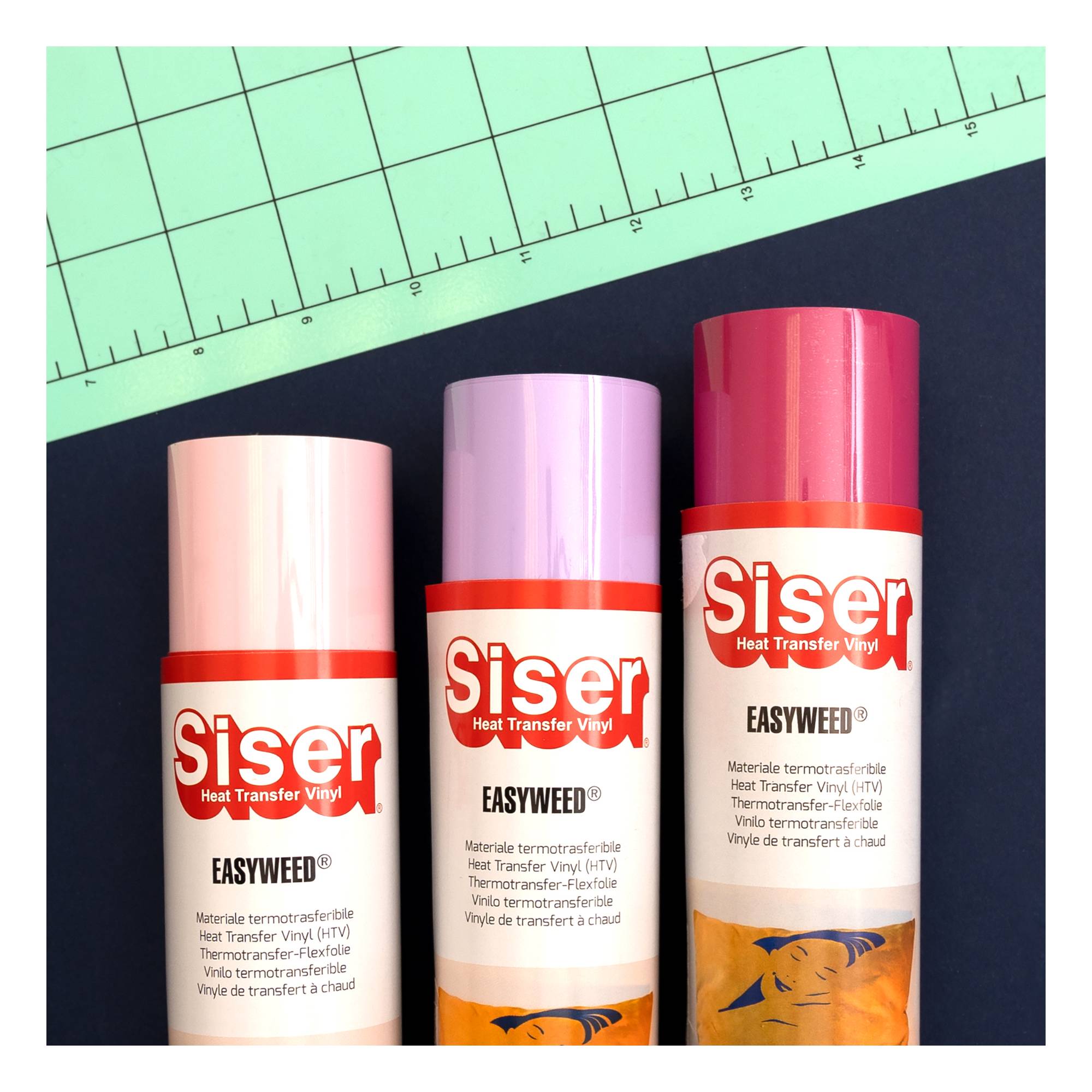 Siser Light Pink Easyweed Heat Transfer Vinyl 30cm x 50cm | Hobbycraft