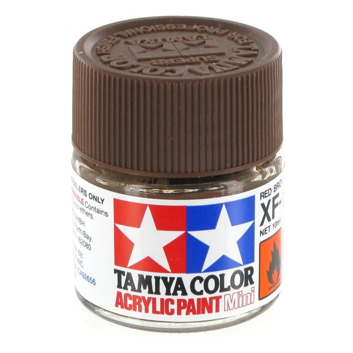 Tamiya Colour Acrylic Paint XF-64 Red Brown 10ml | Hobbycraft