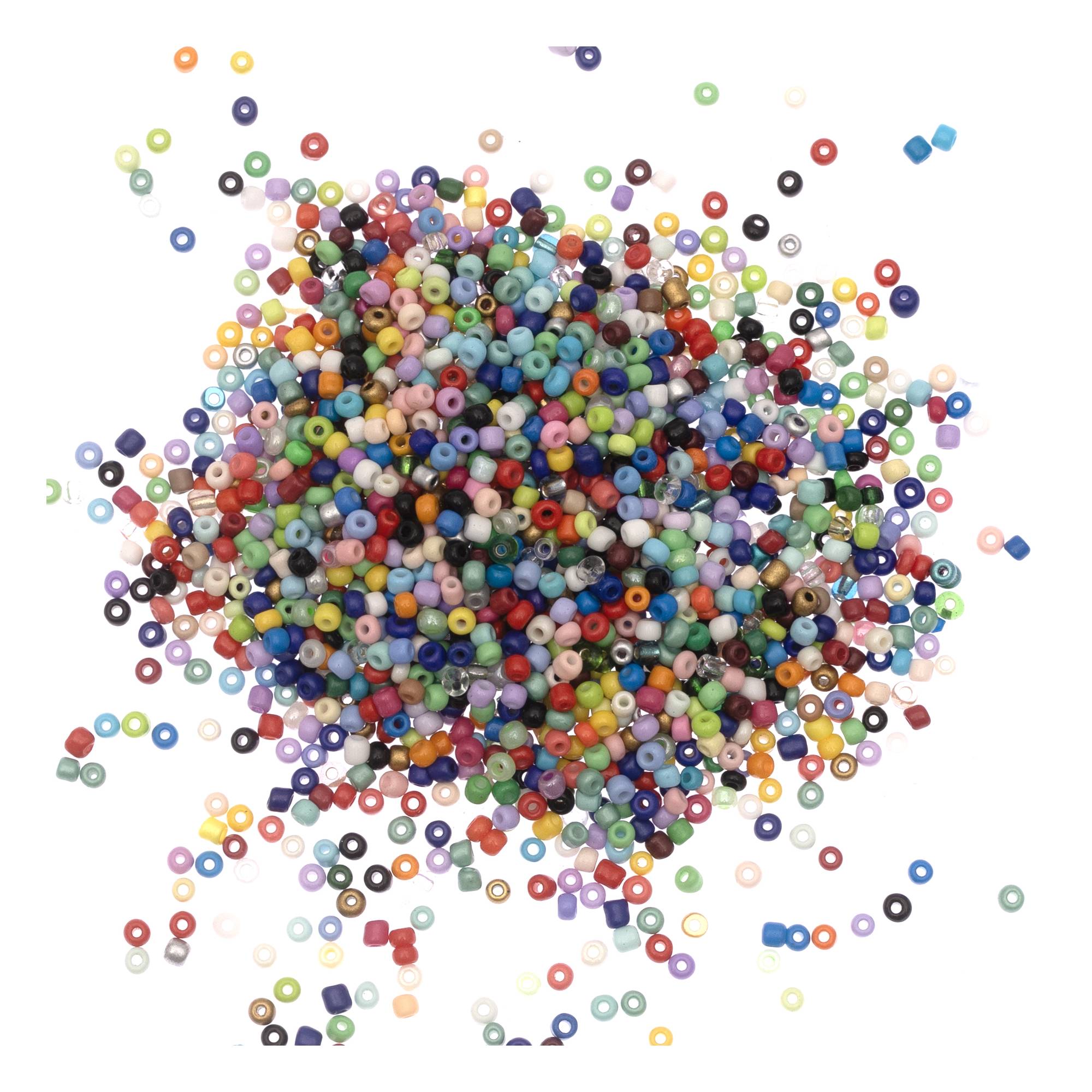 Mixed Round Beads 50g | Hobbycraft