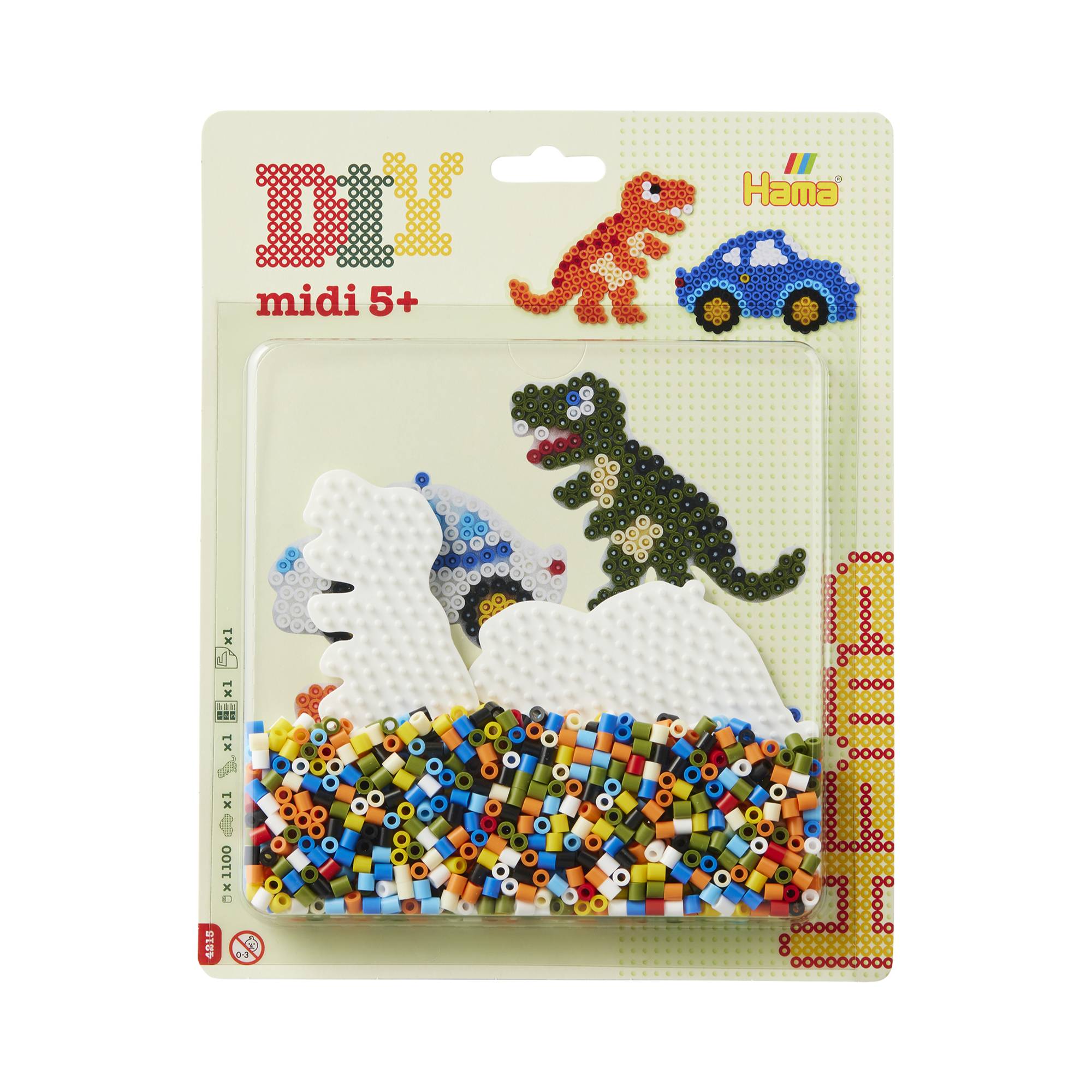 Hama Beads Dinosaur and Car Set | Hobbycraft