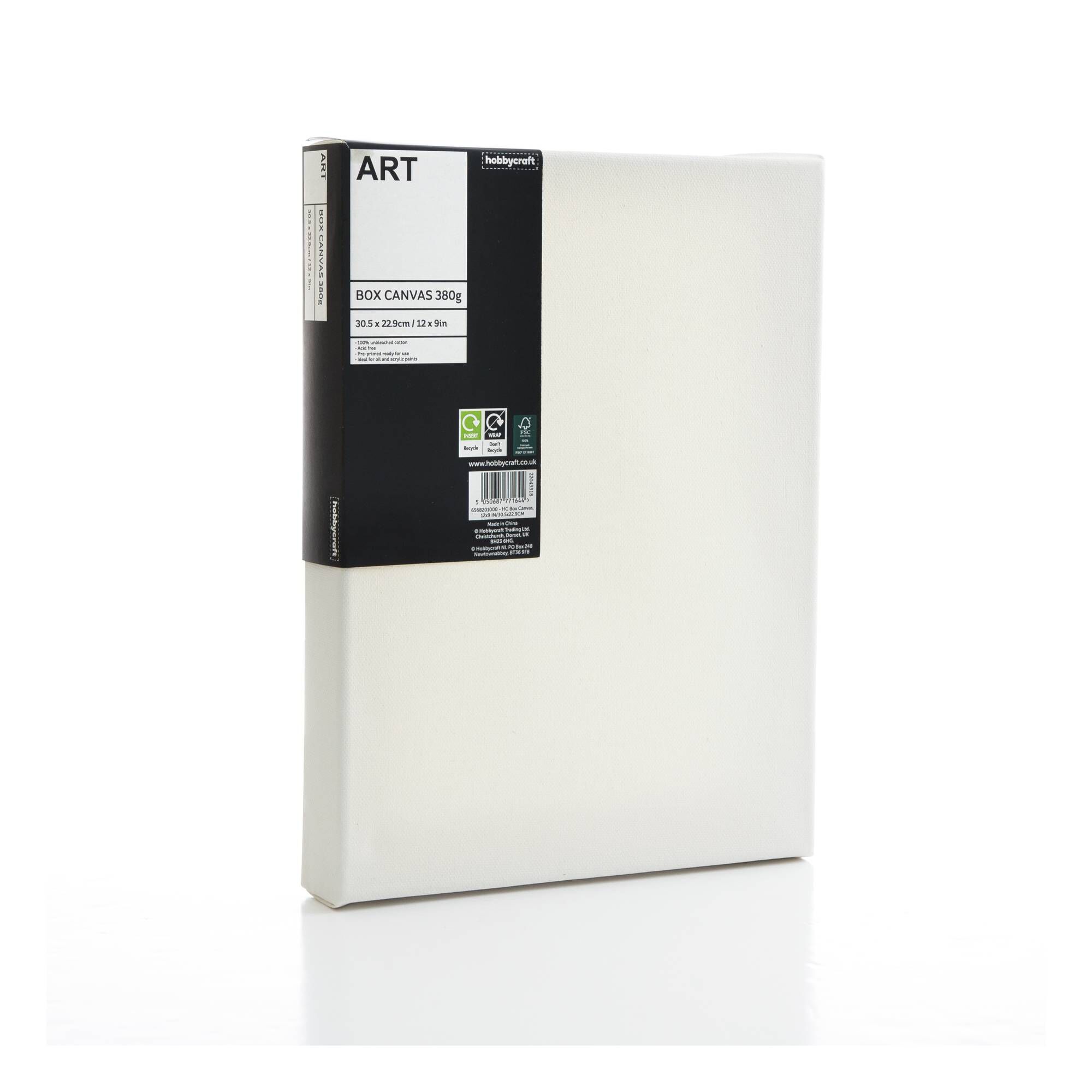 Box Canvas 30.5cm x 22.9cm | Hobbycraft