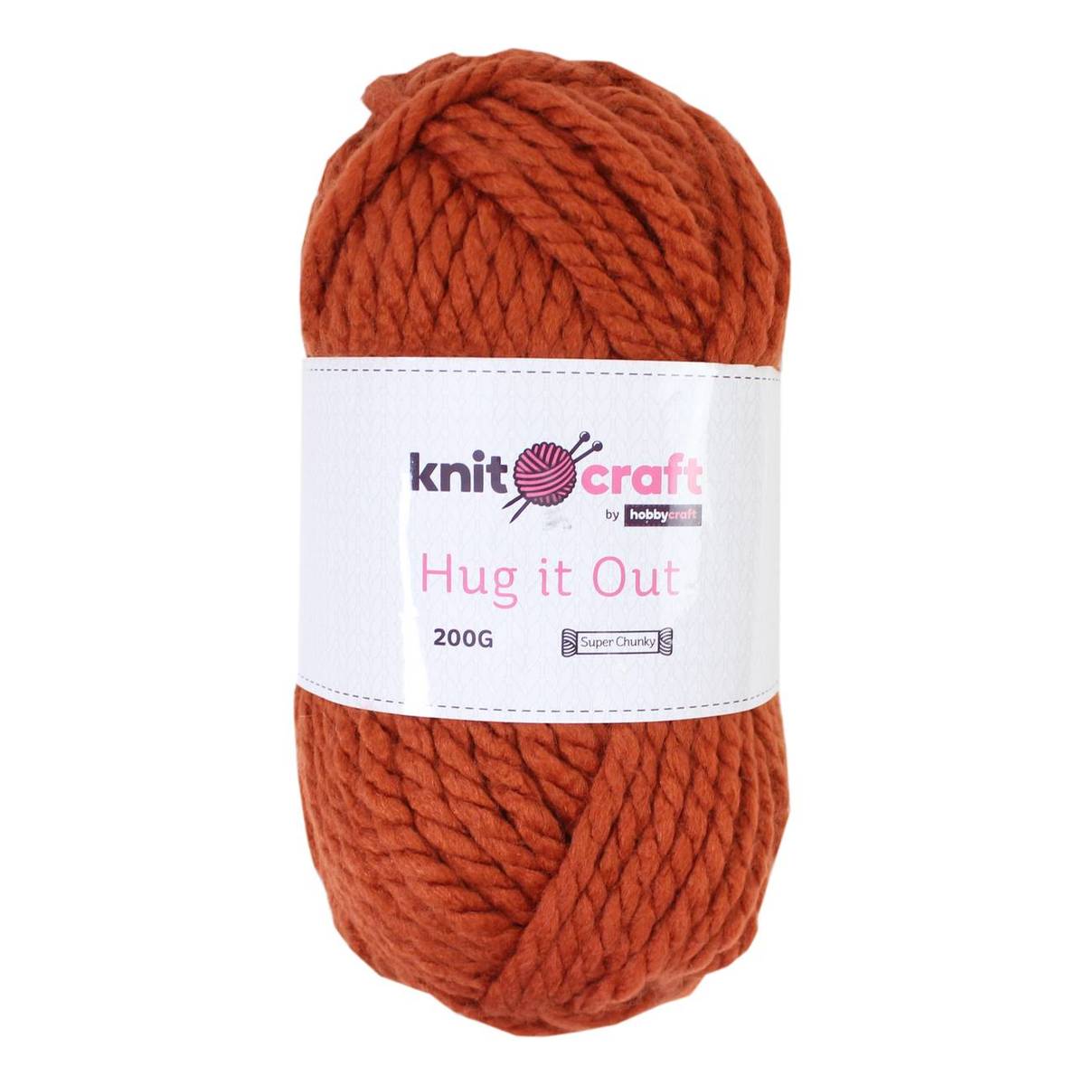 Knitcraft Paprika Hug It Out Yarn 200g | Hobbycraft