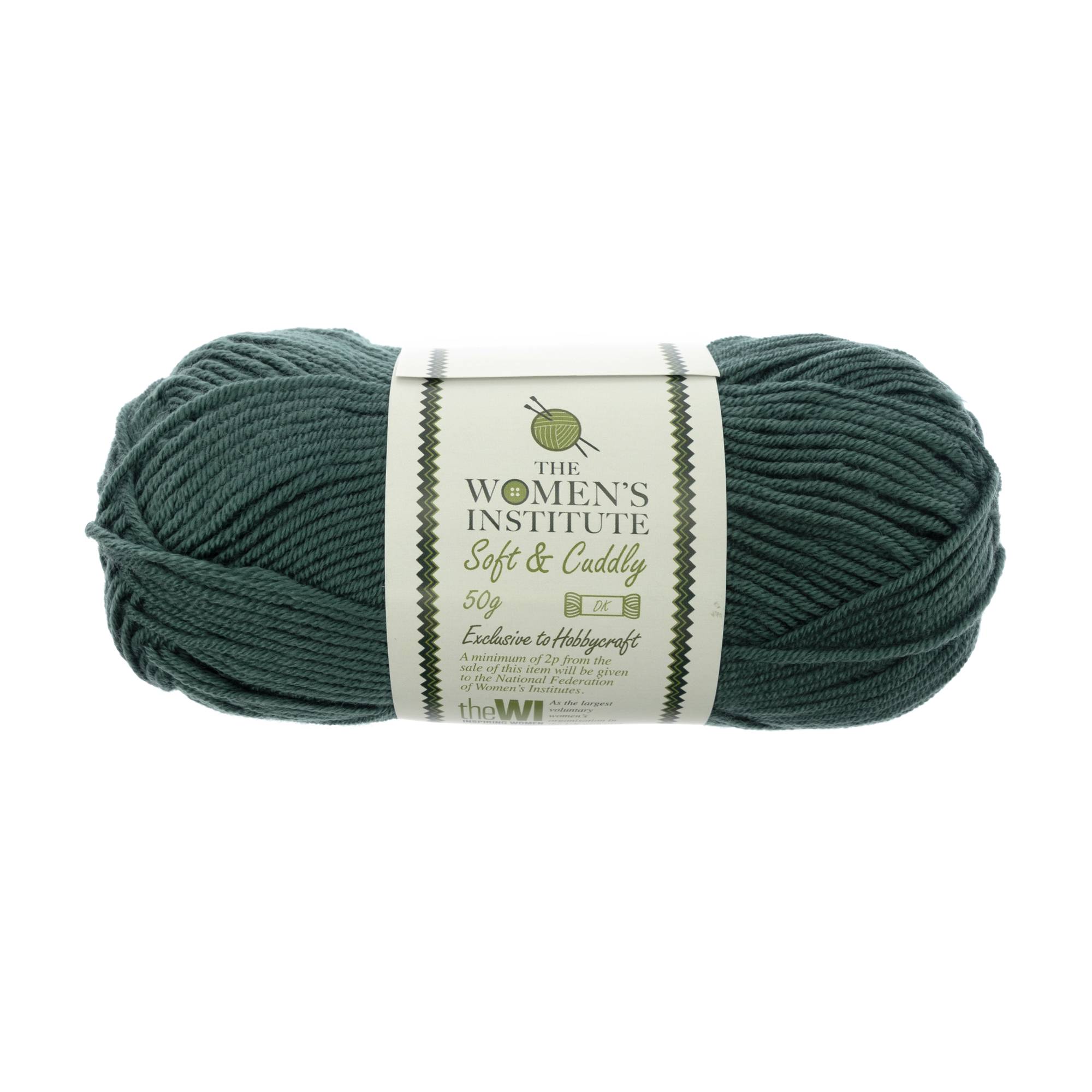 Women's Institute Sea Green Soft and Cuddly DK Yarn 50g | Hobbycraft