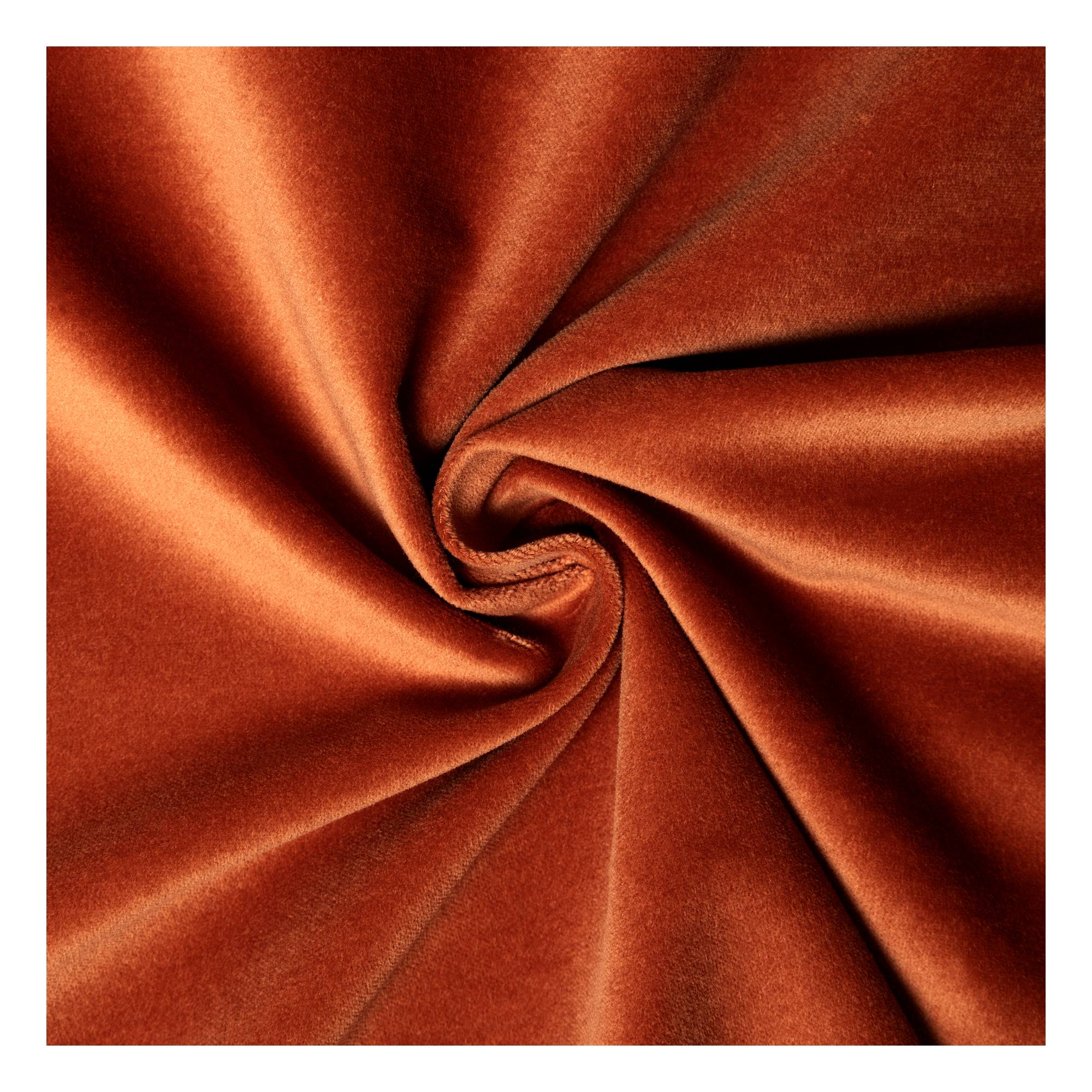 Rust Cotton Velvet Fabric by the Metre | Hobbycraft