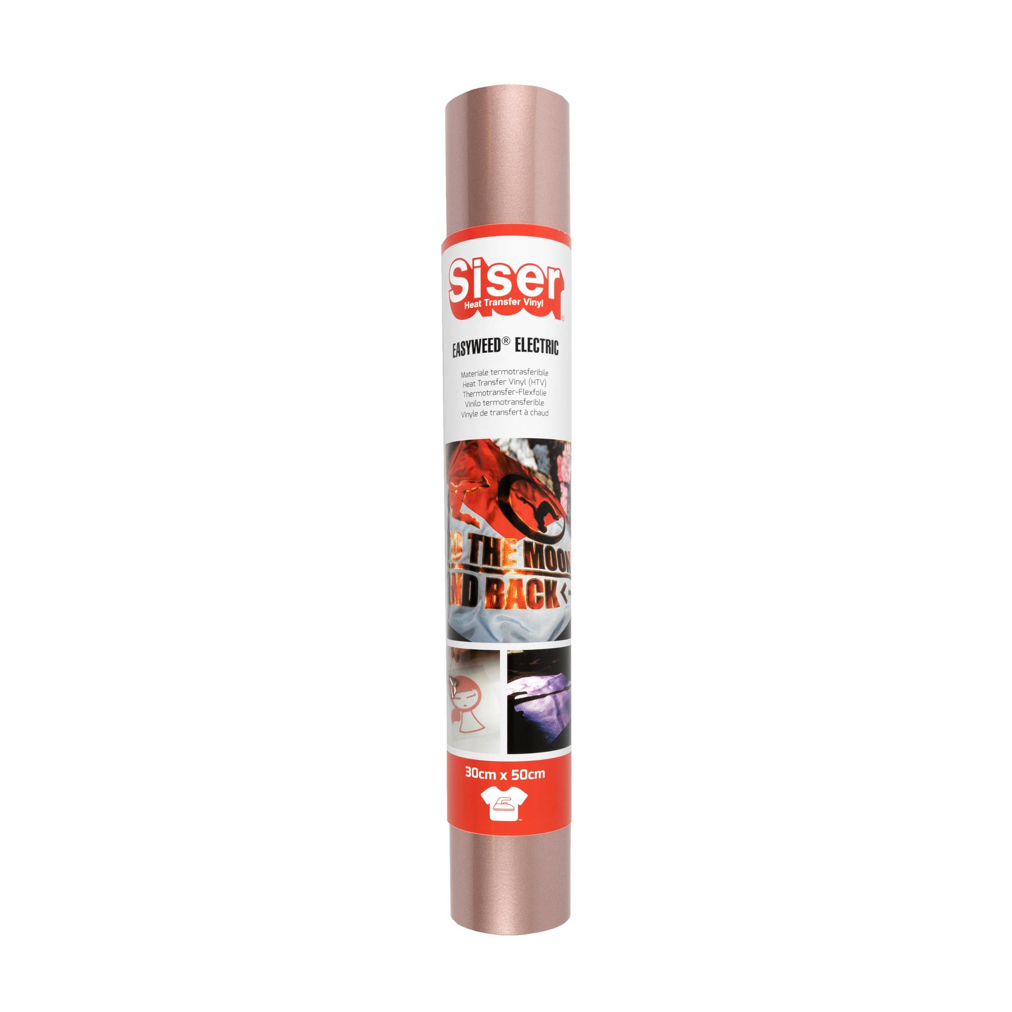 Siser Rose Gold Easyweed Heat Transfer Vinyl 30cm x 50cm | Hobbycraft