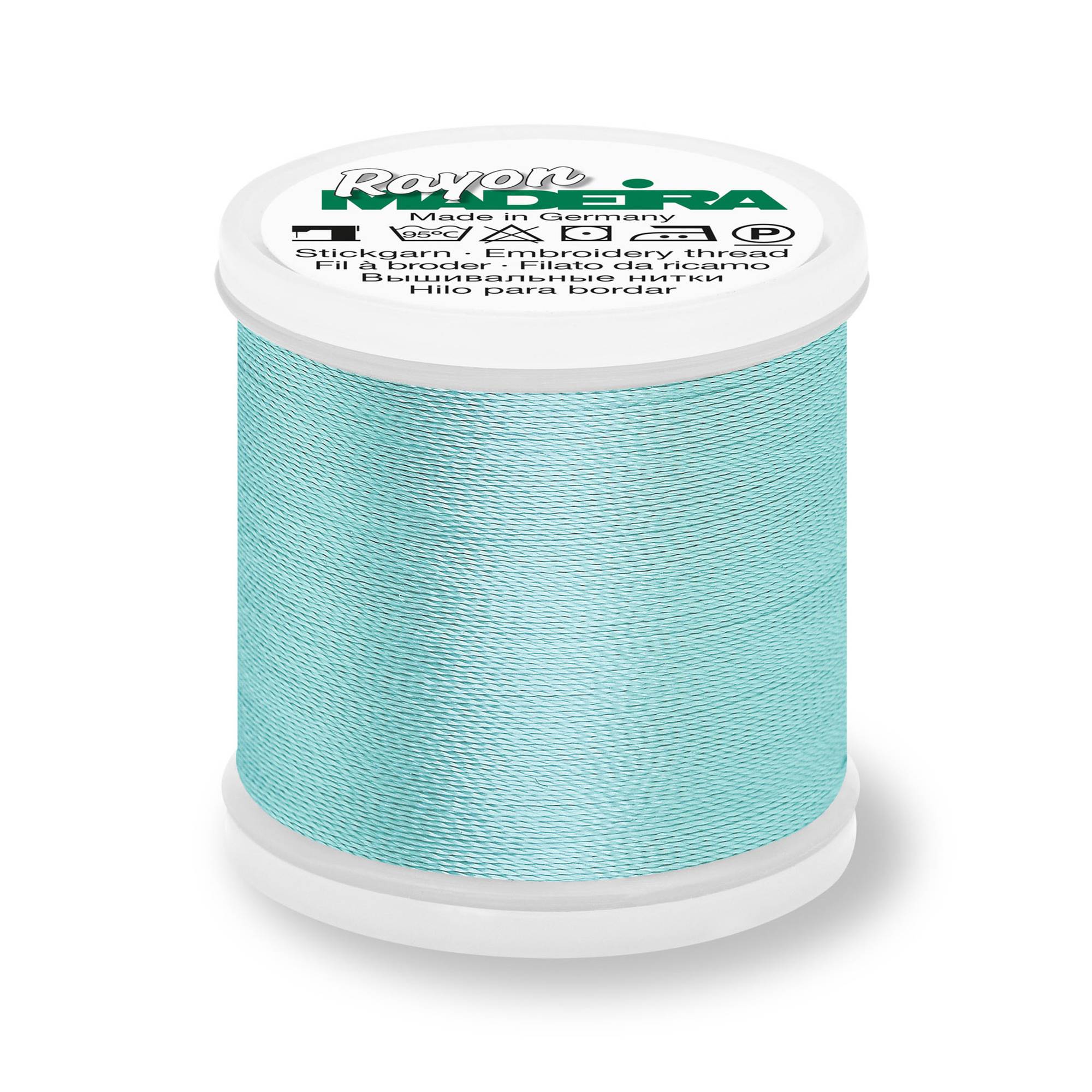 Madeira Light Teal Rayon 40 Thread 200m (1045) | Hobbycraft