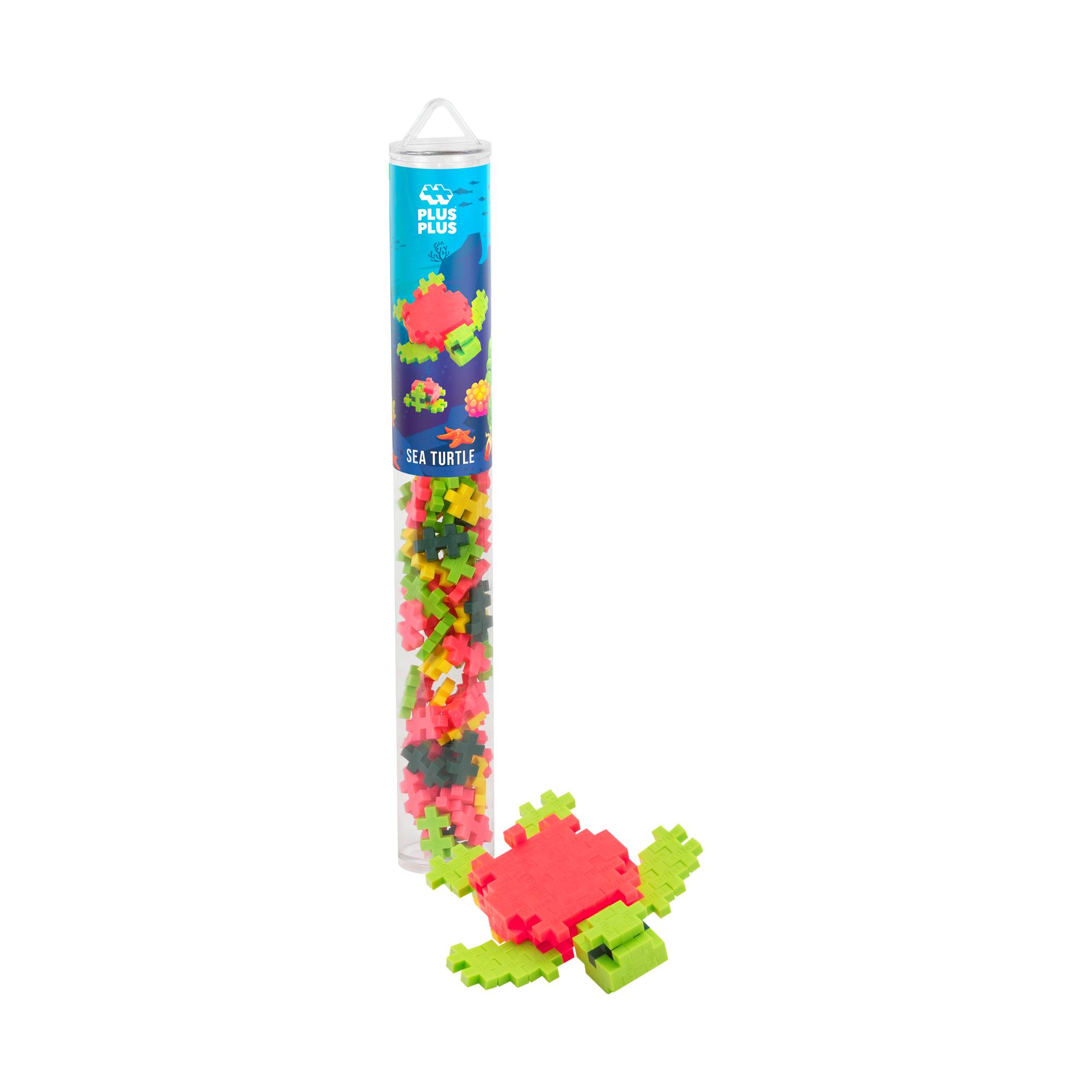Plus-Plus Sea Turtle Tube 100 Pieces | Hobbycraft