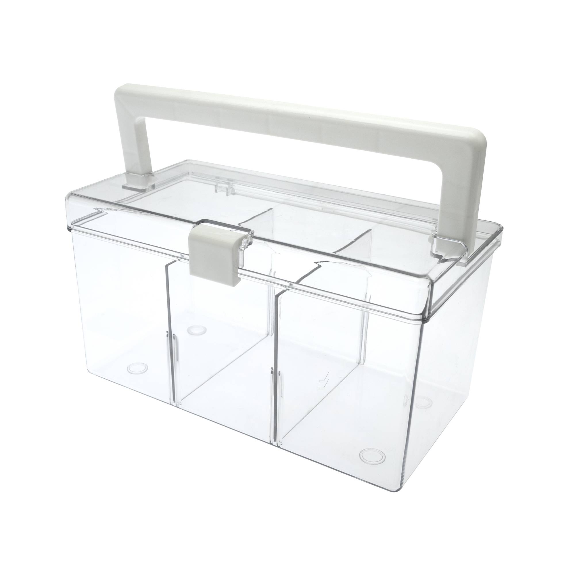 Clear Storage Box with Handle 21cm x 11.5cm | Hobbycraft