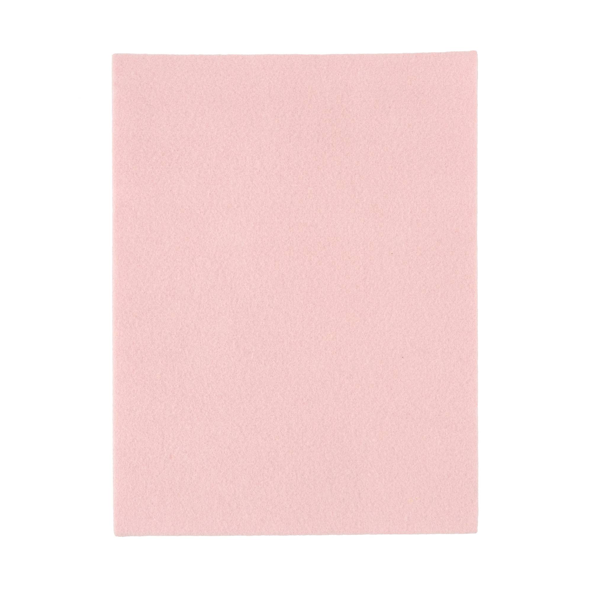 Baby Pink Self-Adhesive Felt Sheet 9 x 12 Inches | Hobbycraft