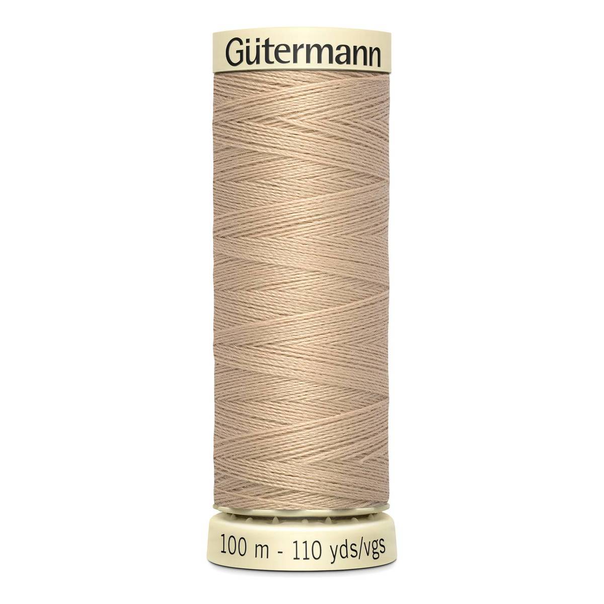 Gutermann Beige Sew All Thread 100m (186) | Hobbycraft