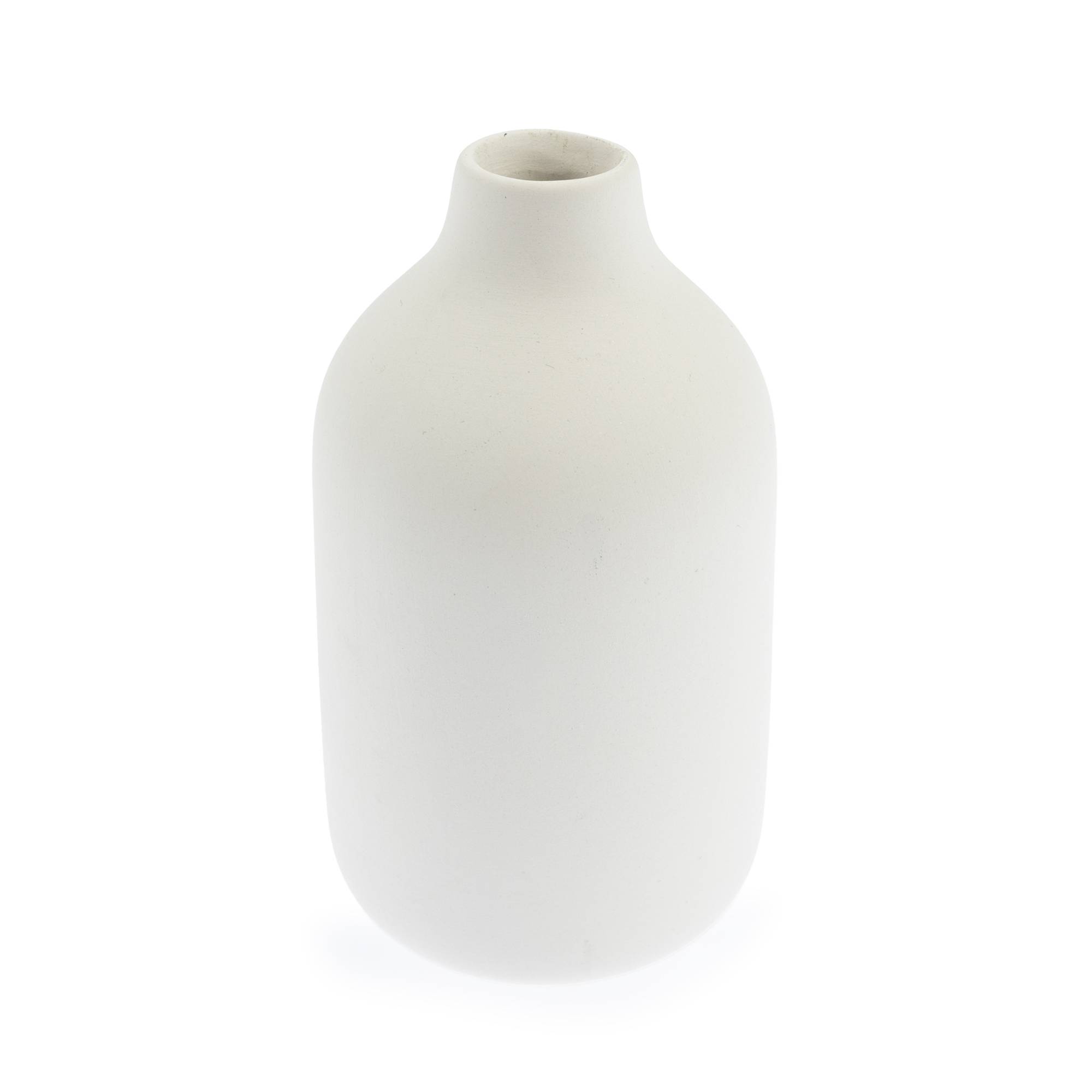 Ceramic Milk Bottle Vase 6.5cm x 12cm | Hobbycraft