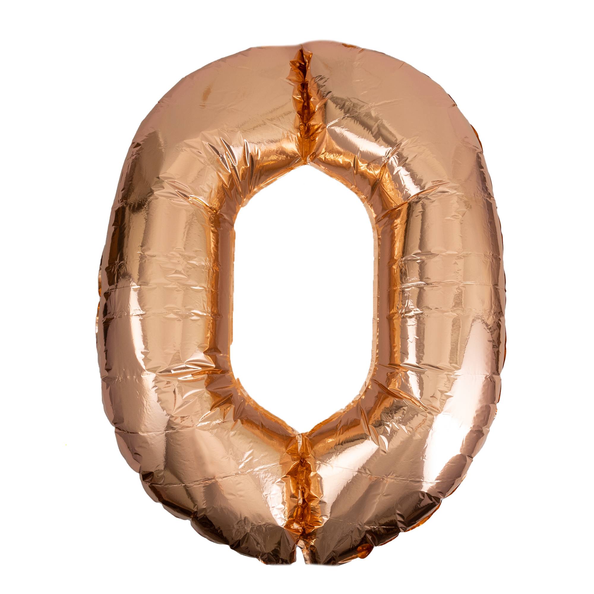 Extra Large Rose Gold Foil Number 0 Balloon | Hobbycraft
