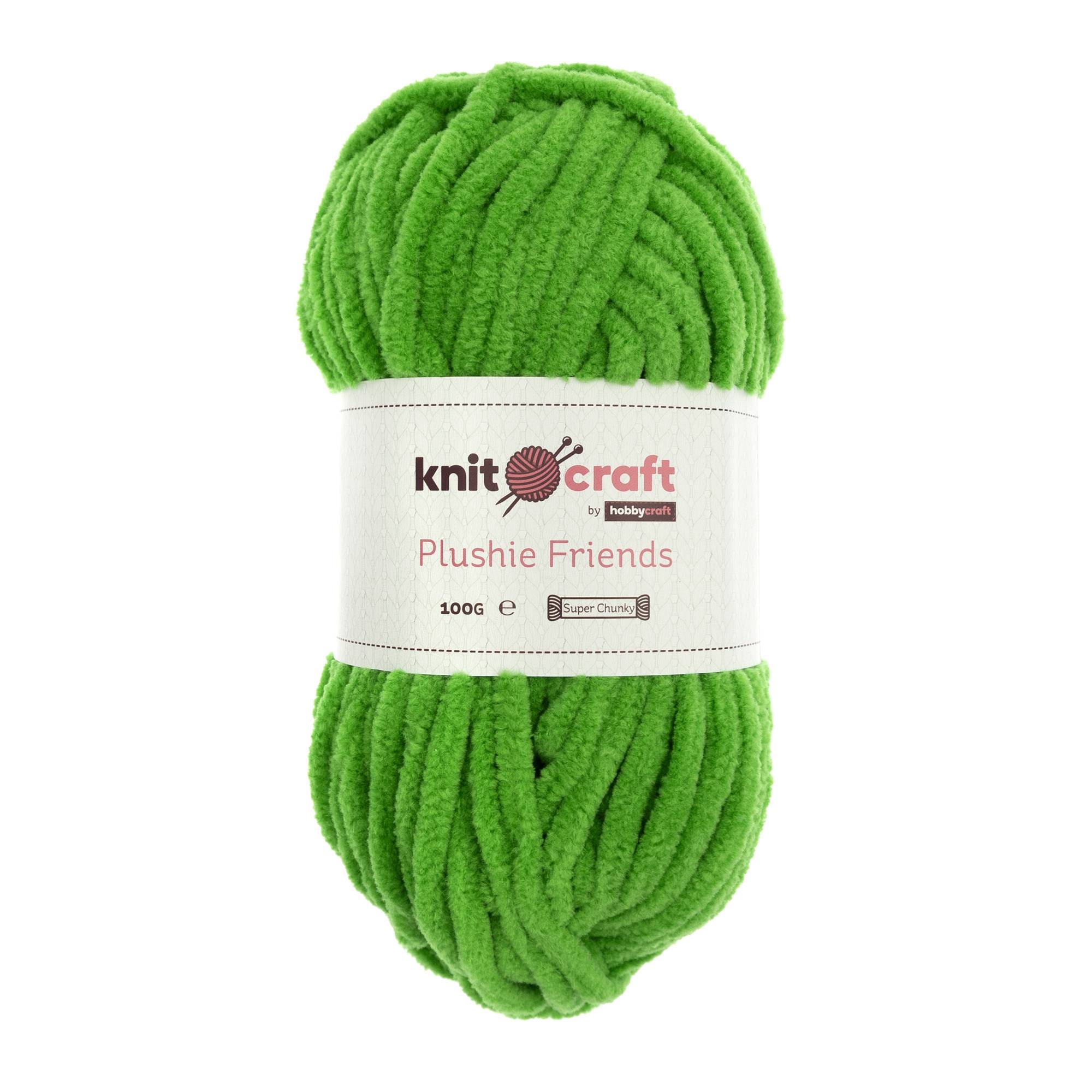 Knitcraft Green Plushie Friends Yarn 100g | Hobbycraft