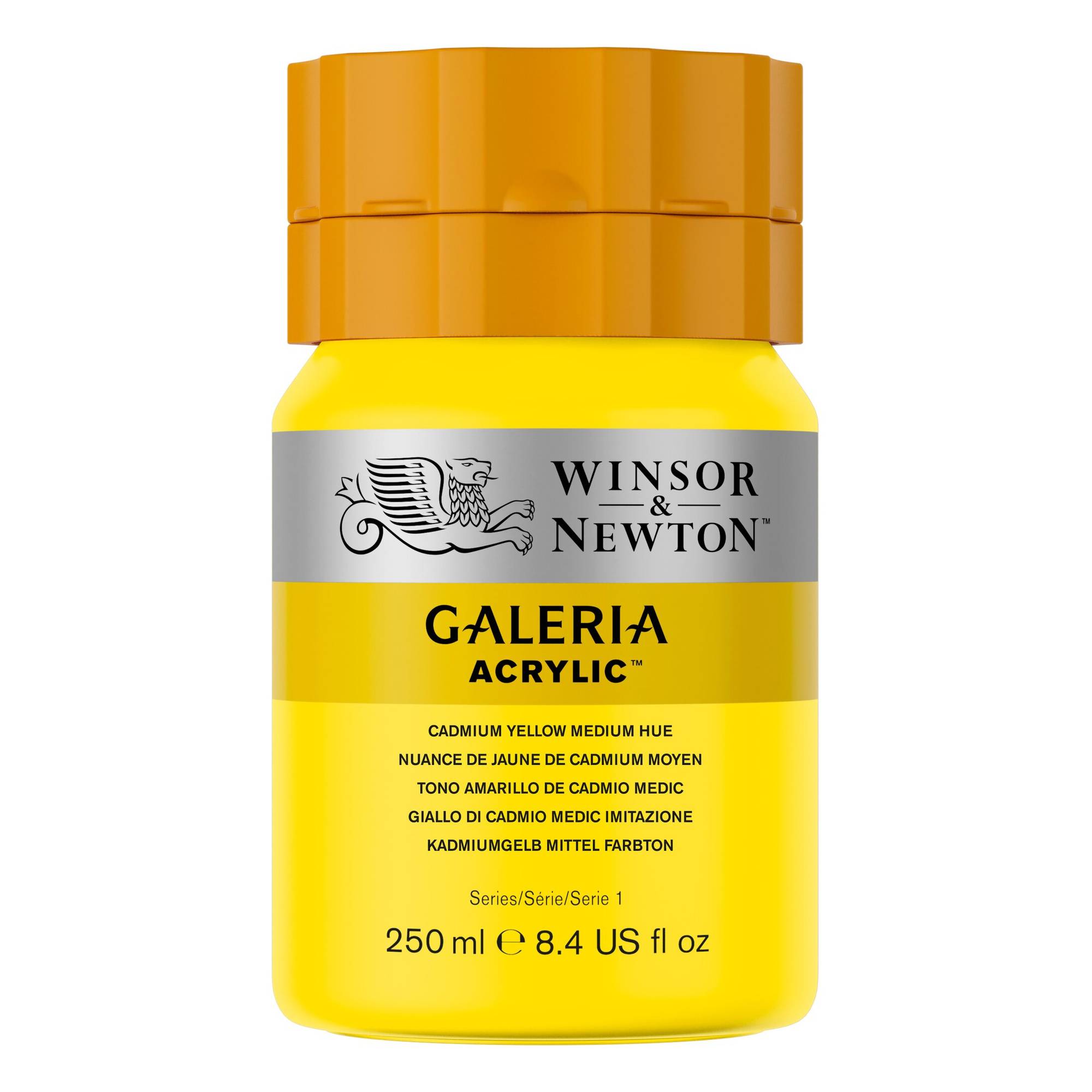 Winsor & Newton Galeria Cadmium Yellow Hue Acrylic Paint 250ml | Hobbycraft