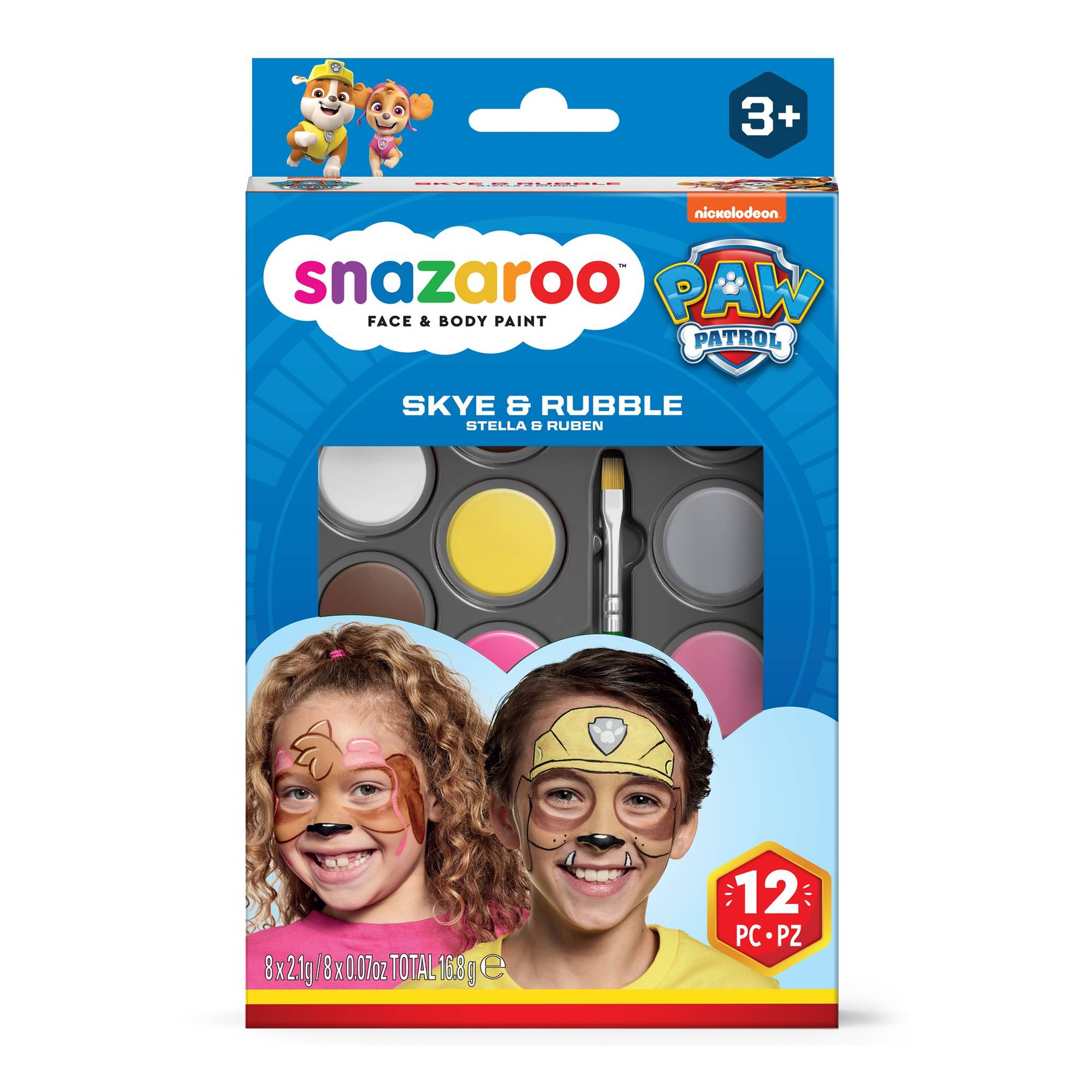 Snazaroo Paw Patrol Skye and Rubble Face Painting Kit | Hobbycraft