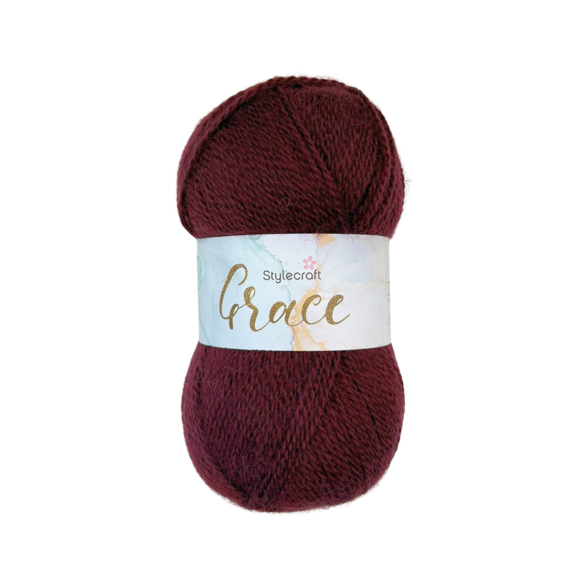 Stylecraft Black Cherry Grace Aran 100g | Hobbycraft