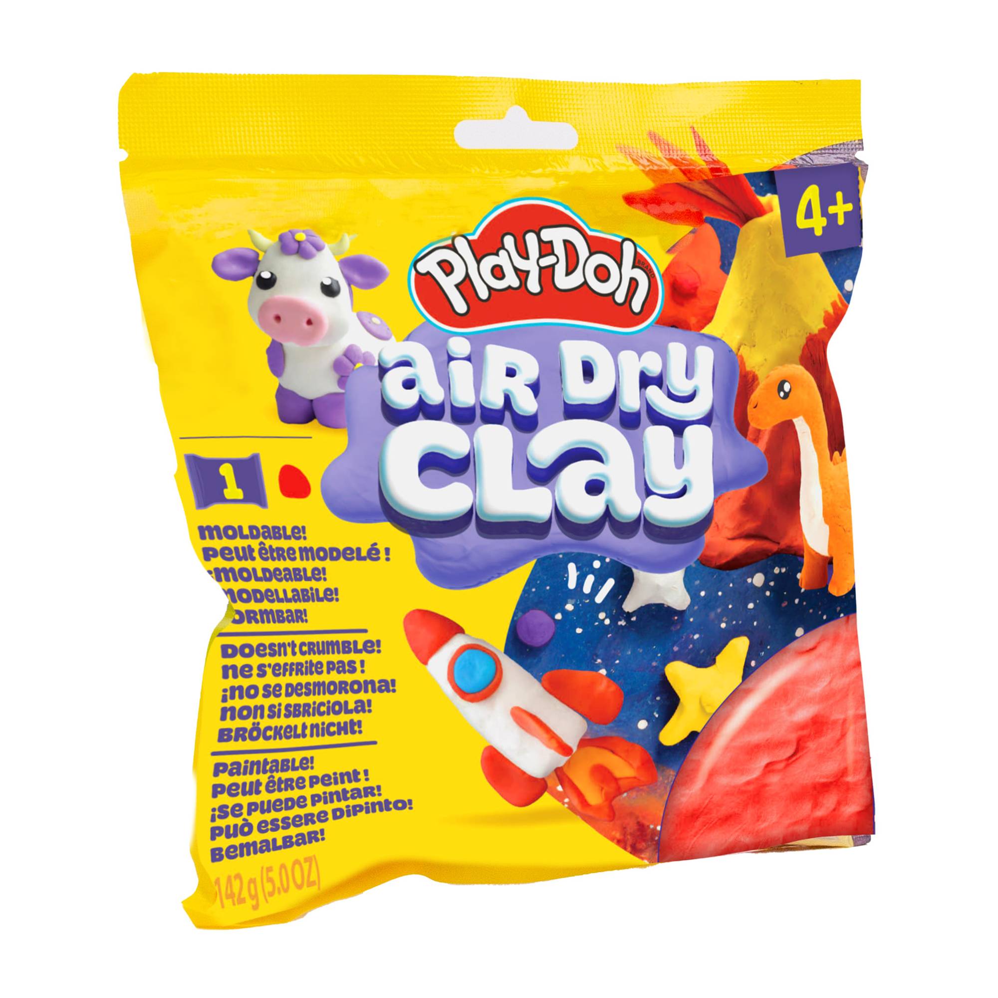 Play-Doh Red Air Dry Clay 142g | Hobbycraft