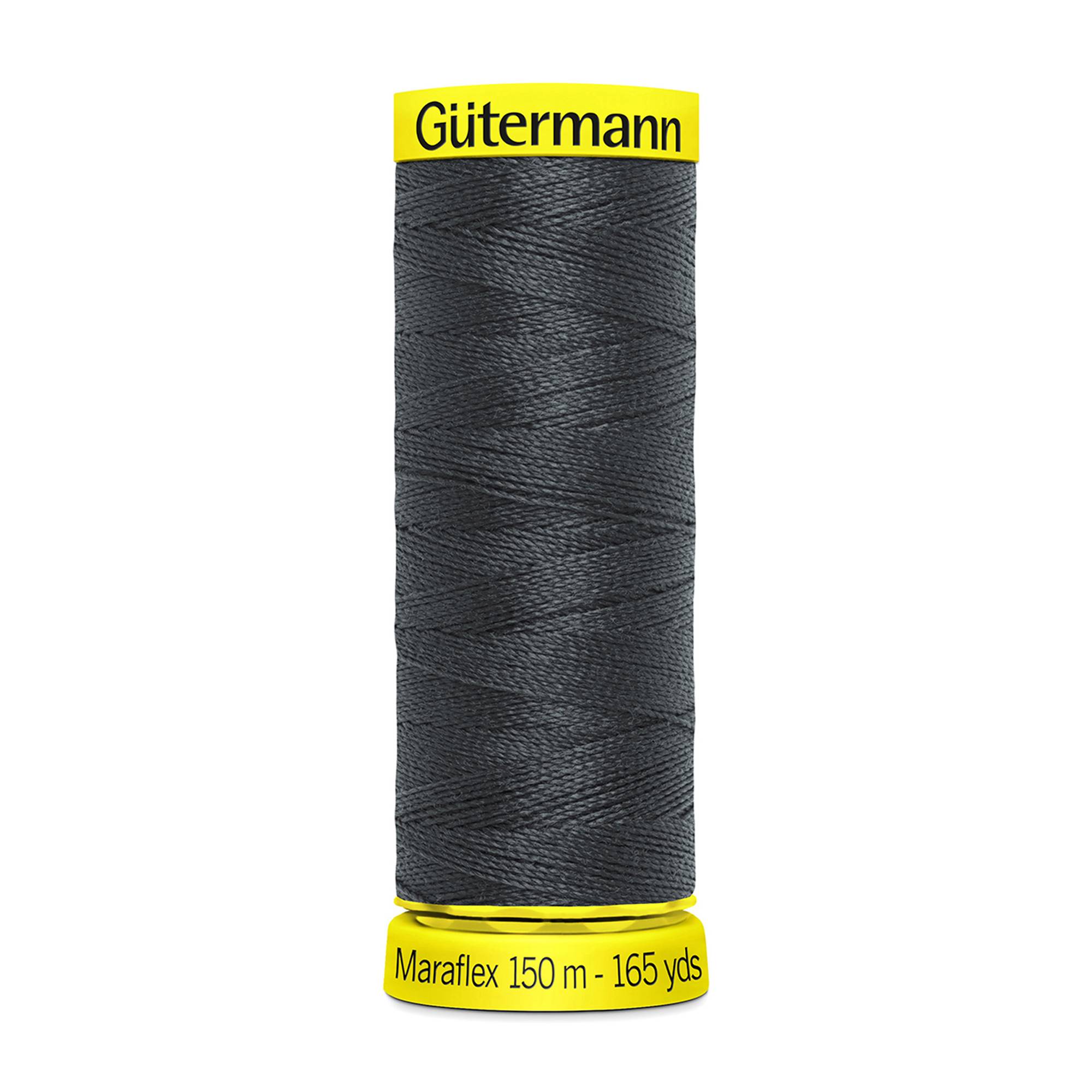 Gutermann Dark Grey Maraflex Stretchy Sewing Thread 150m (36) | Hobbycraft