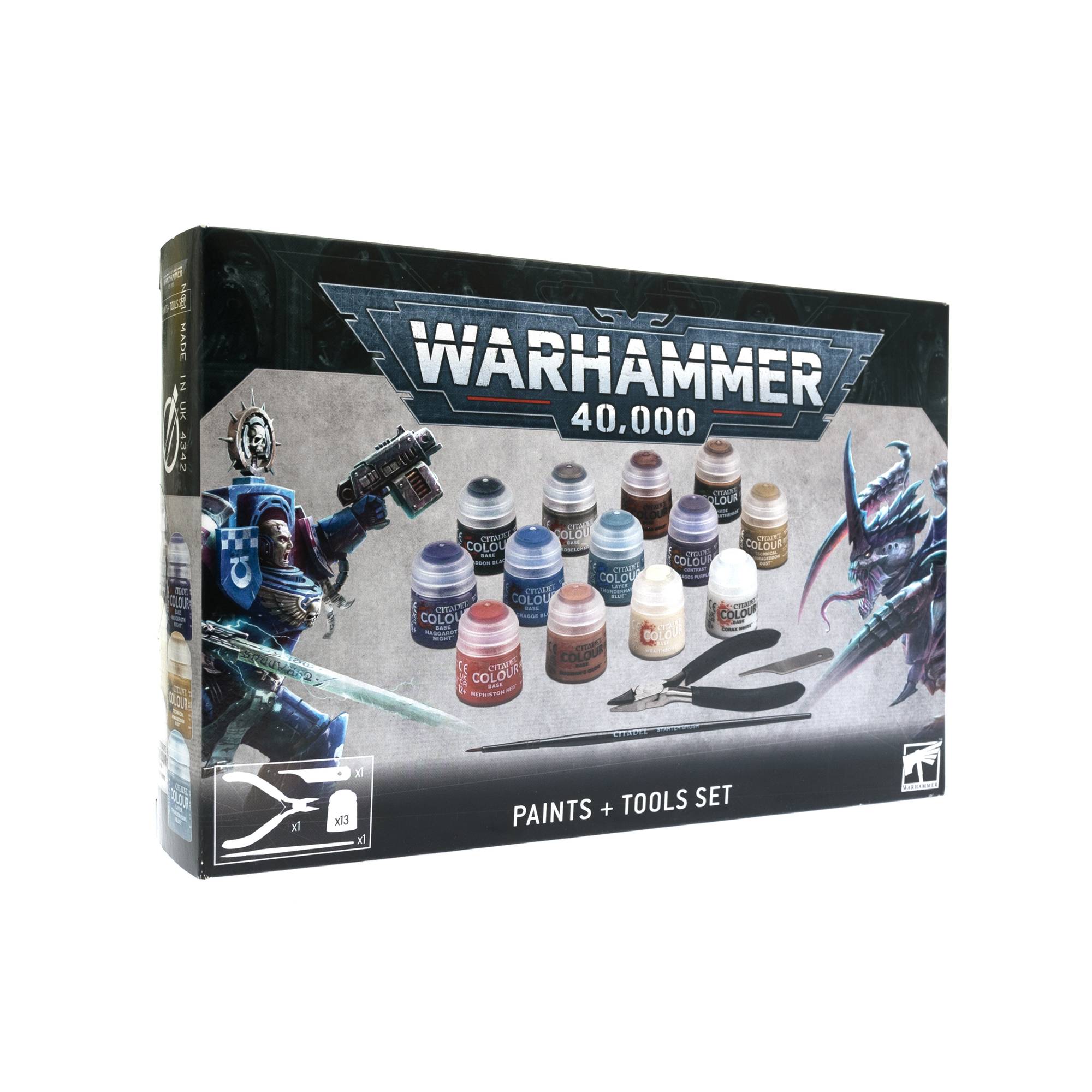Warhammer 40,000 Paint and Tools Set | Hobbycraft