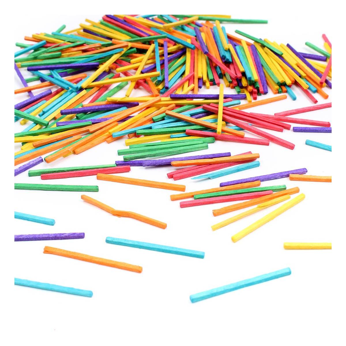 Coloured Wooden Matchsticks 35 g | Hobbycraft