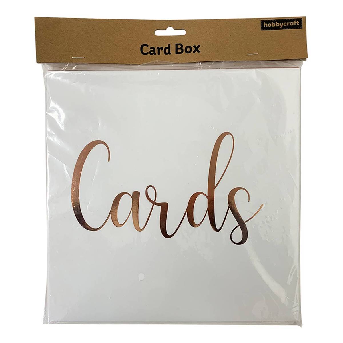 Rose Gold Card Box | Hobbycraft