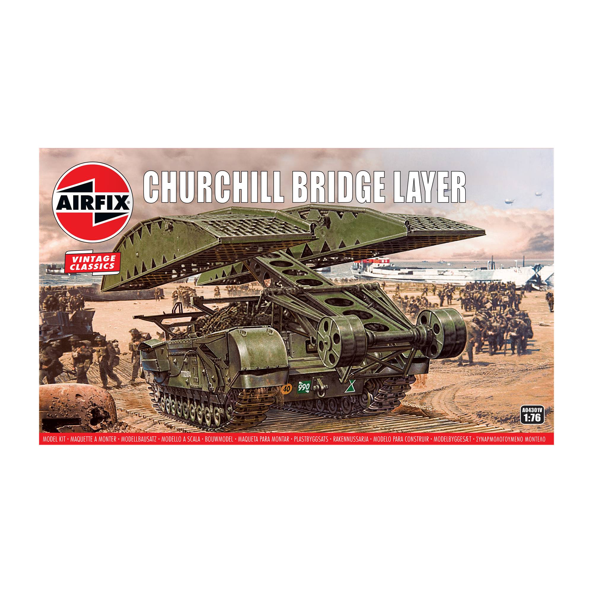 Airfix Churchill Bridge Layer Model Kit 1:76 | Hobbycraft