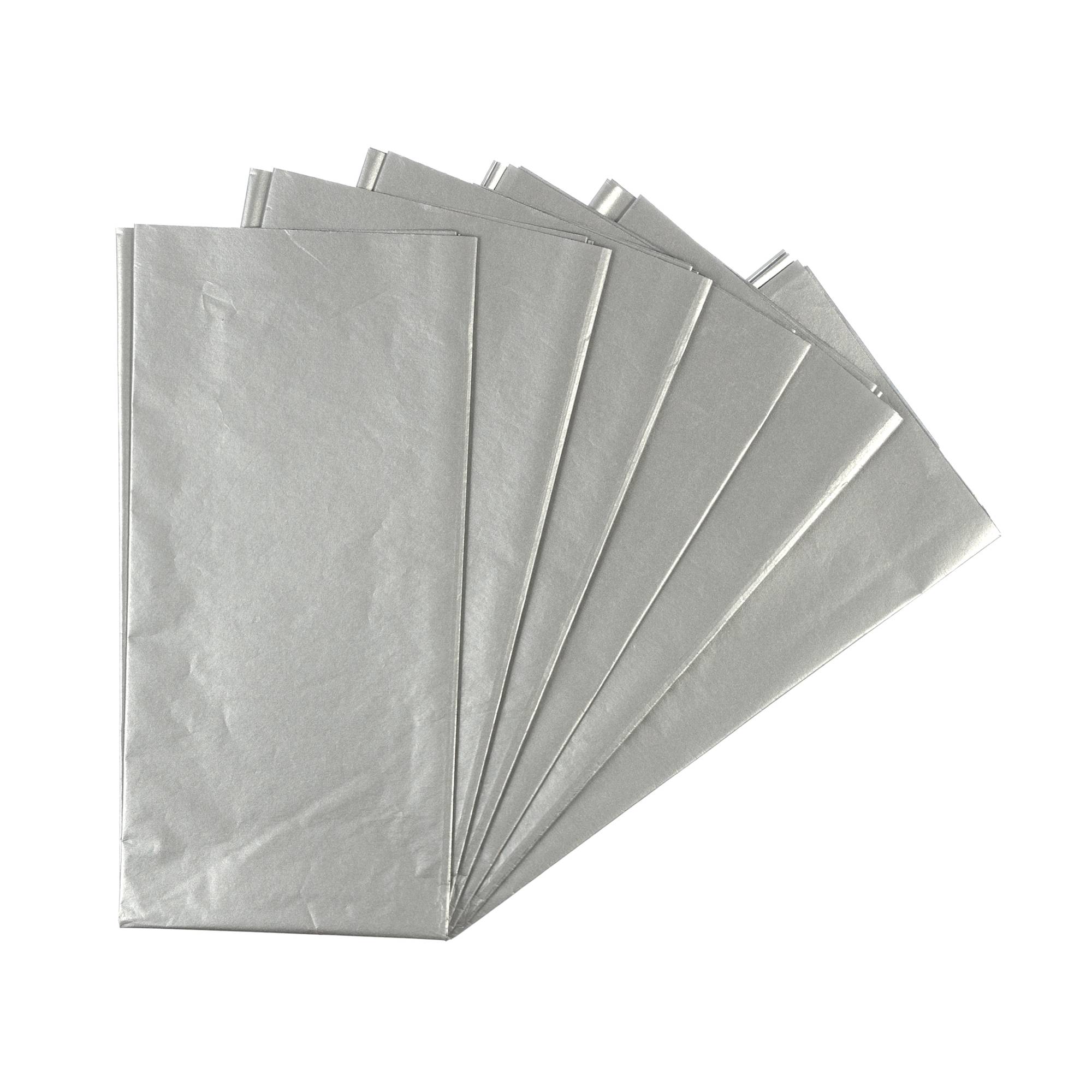 Silver Tissue Paper 65cm x 50cm 6 Pack | Hobbycraft