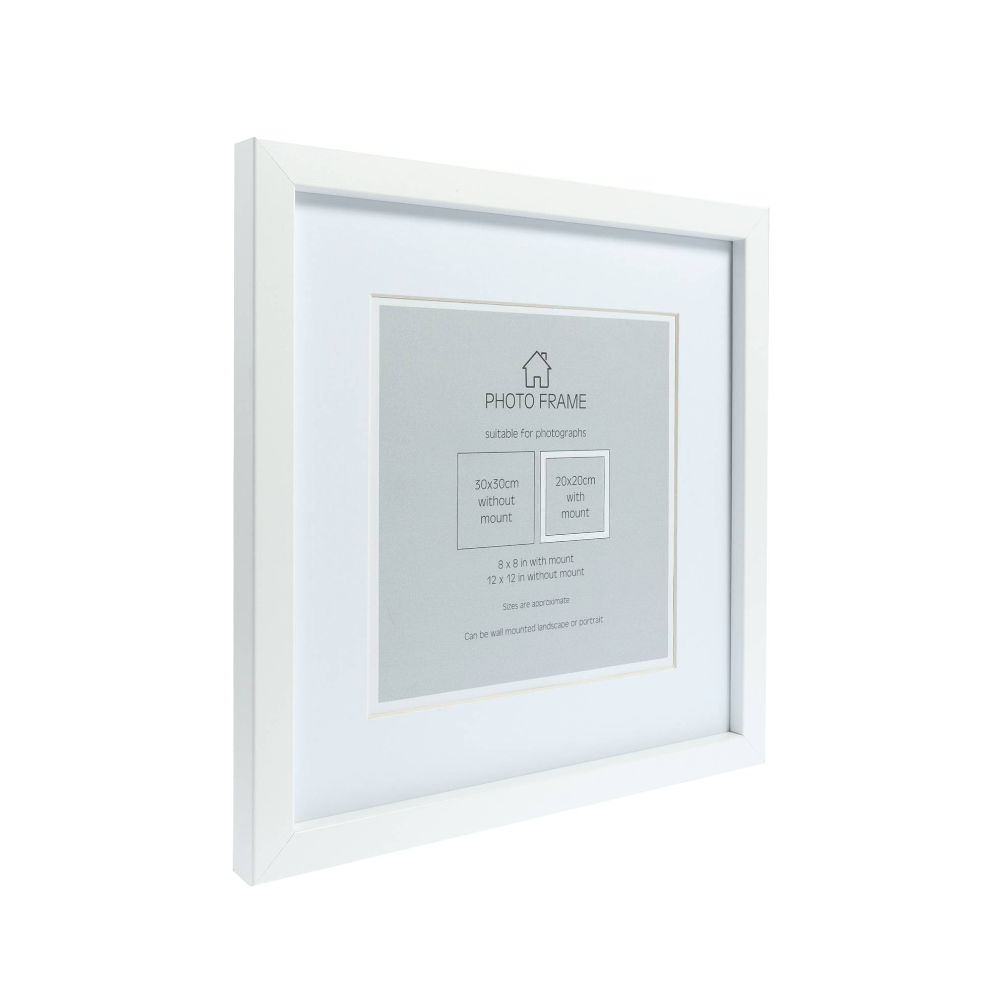 White Photo Frame 30cm x 30cm | Hobbycraft