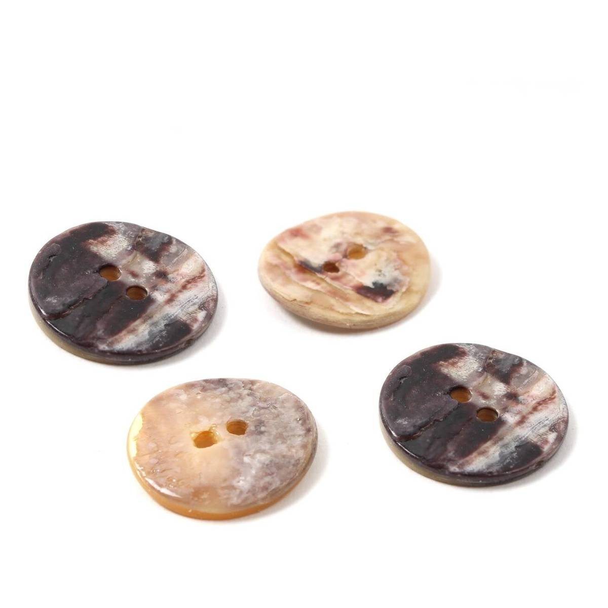 Hemline Natural Shell Mother of Pearl Button 4 Pack | Hobbycraft
