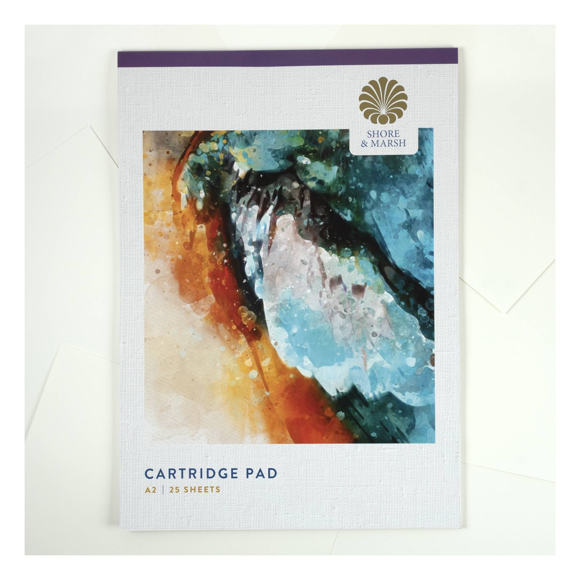 Shore & Marsh Cartridge Pad A2 25 Sheets | Hobbycraft